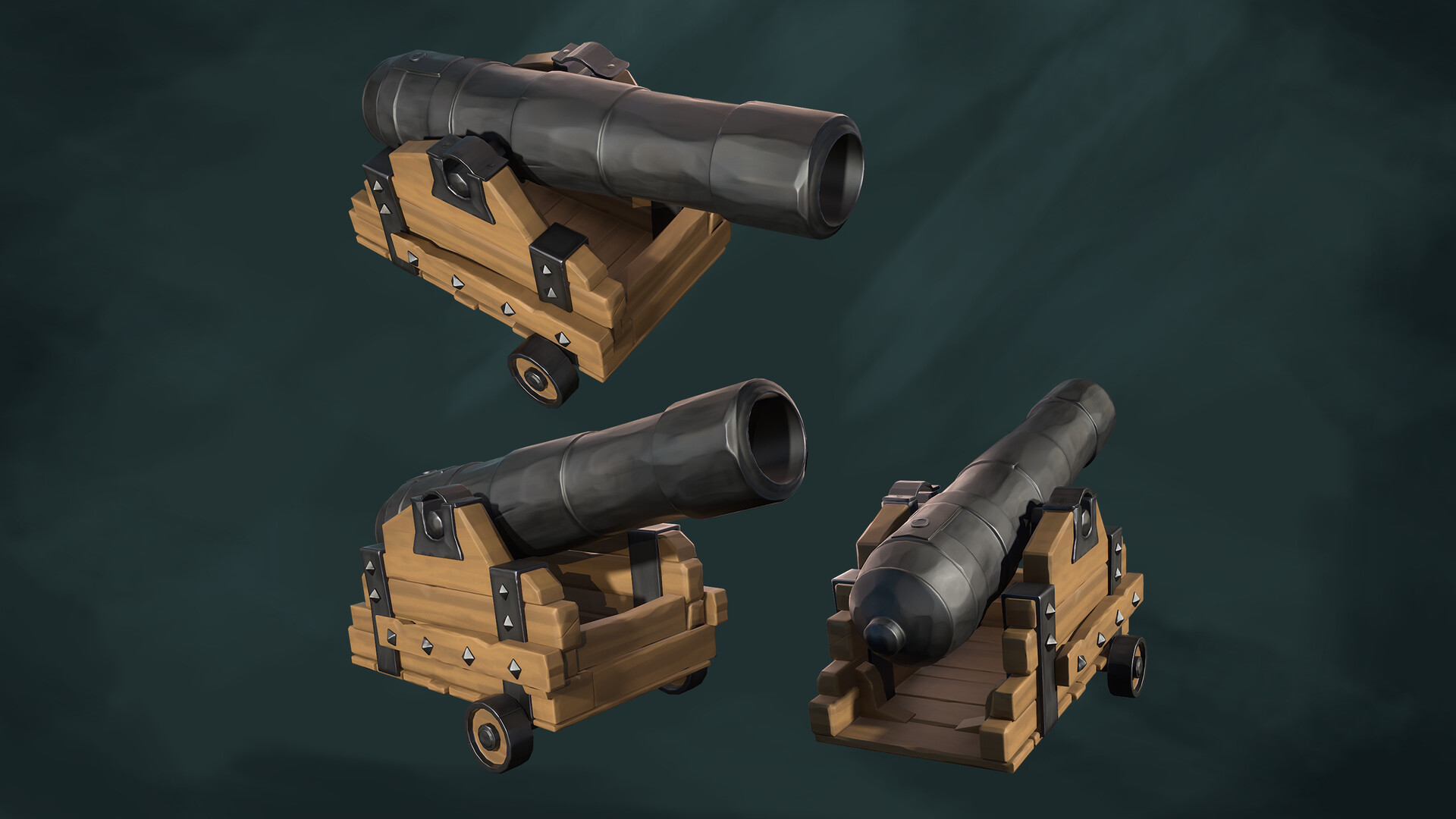 Nicolás Trujillo Llano - Sea of thieves Fan art: Cannon remake