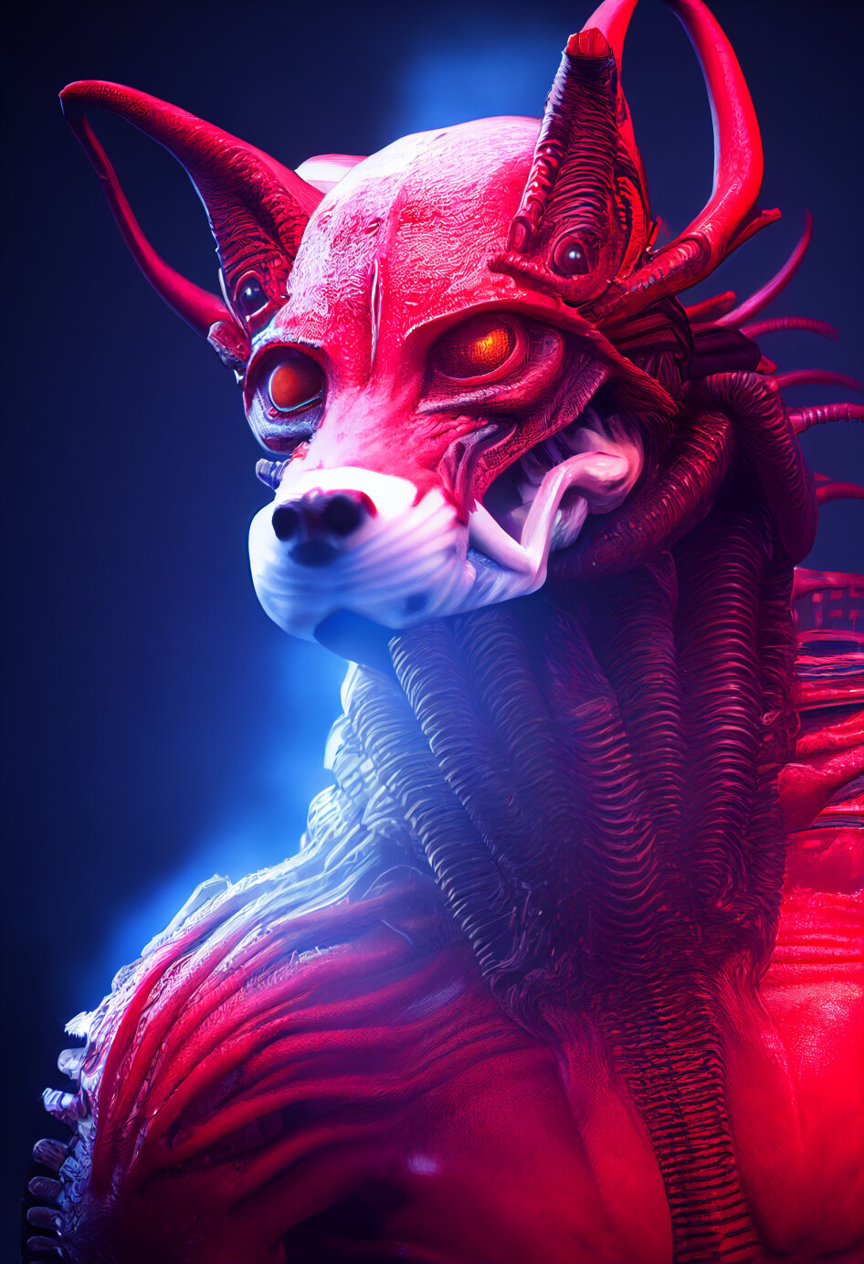 ArtStation - Cyber Wolf