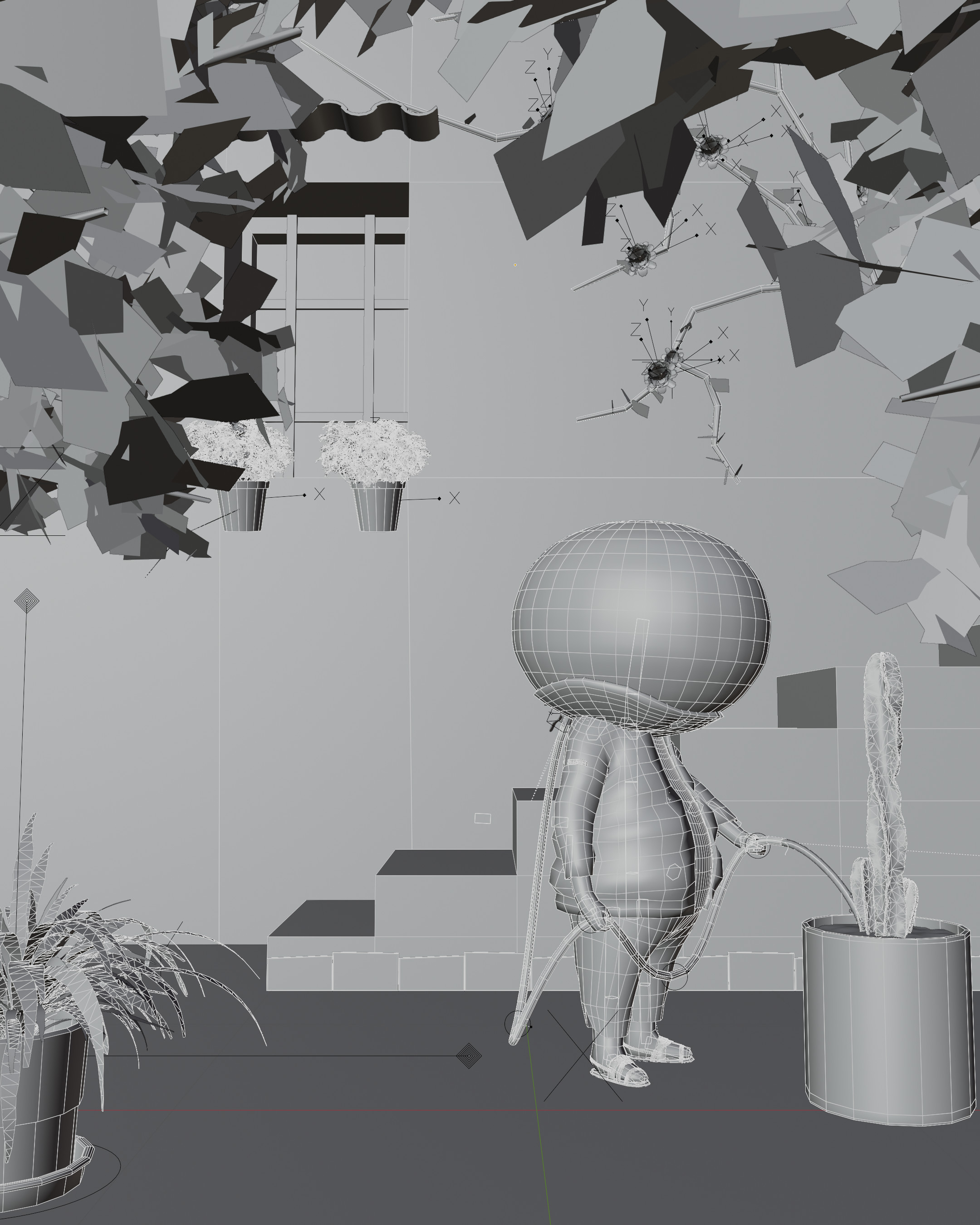 Gaspar Campos Pol - Morning Watering 3D(Fan art)