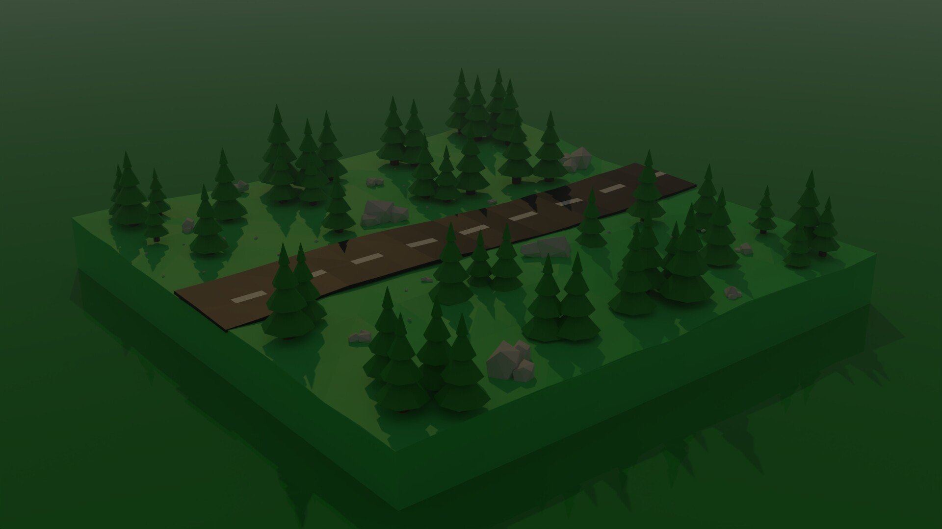 ArtStation - Low Poly Forest