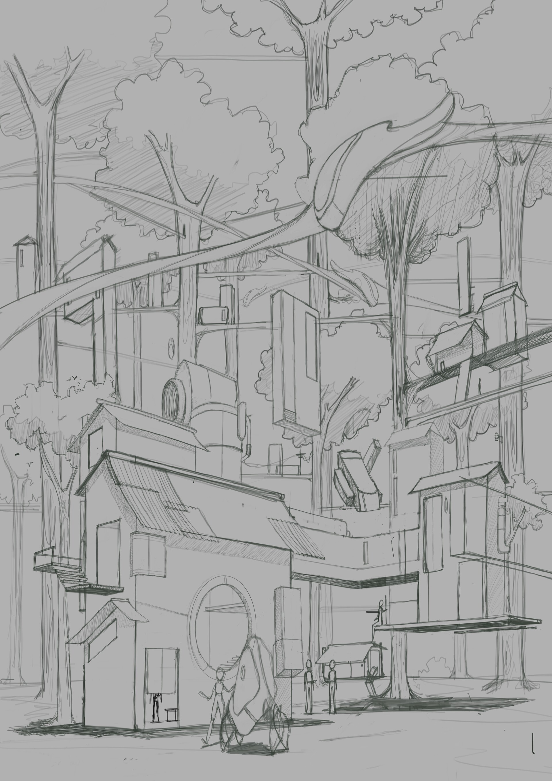 ArtStation - Hidden city