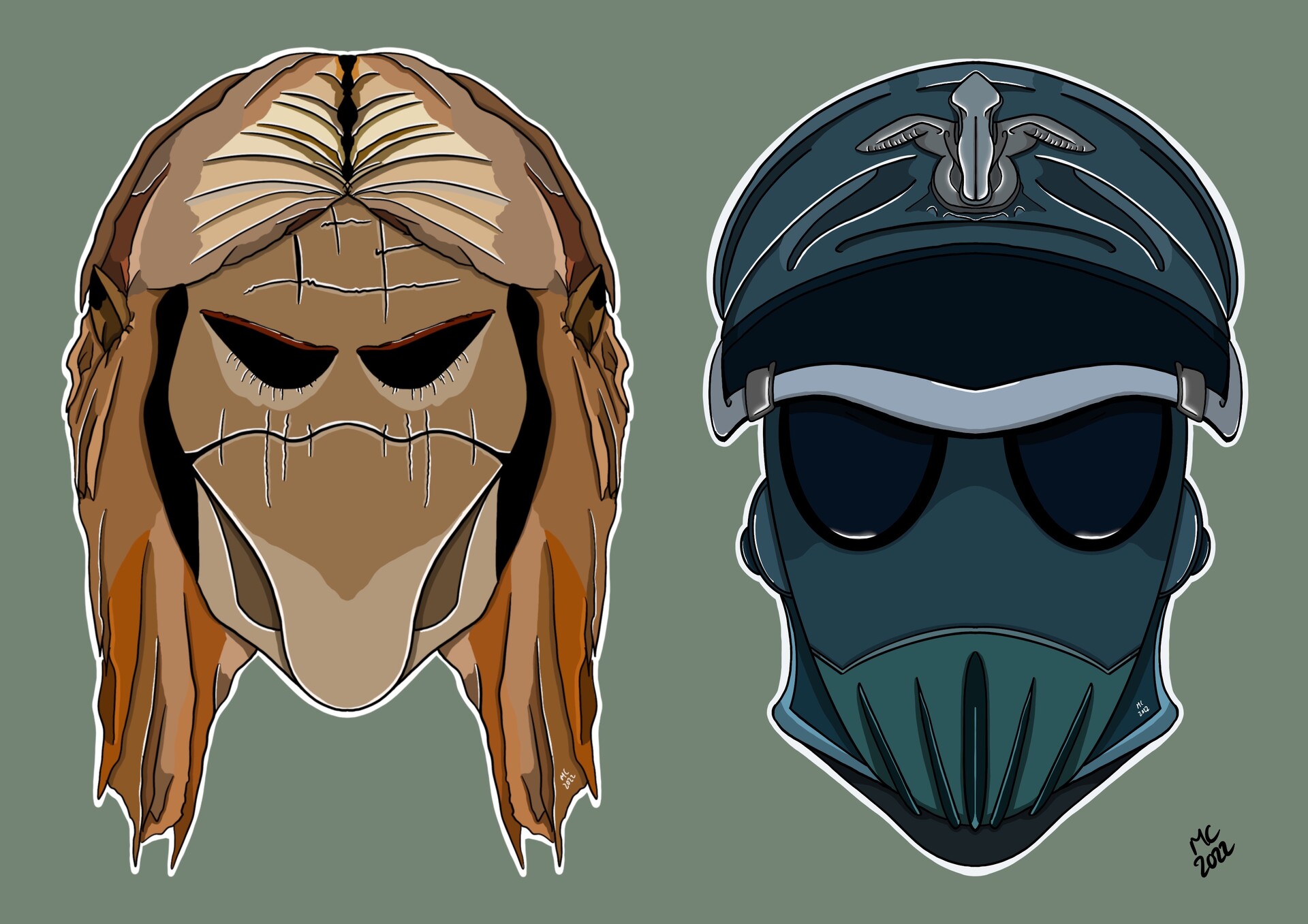 ArtStation - Hellboy sticker set version 2