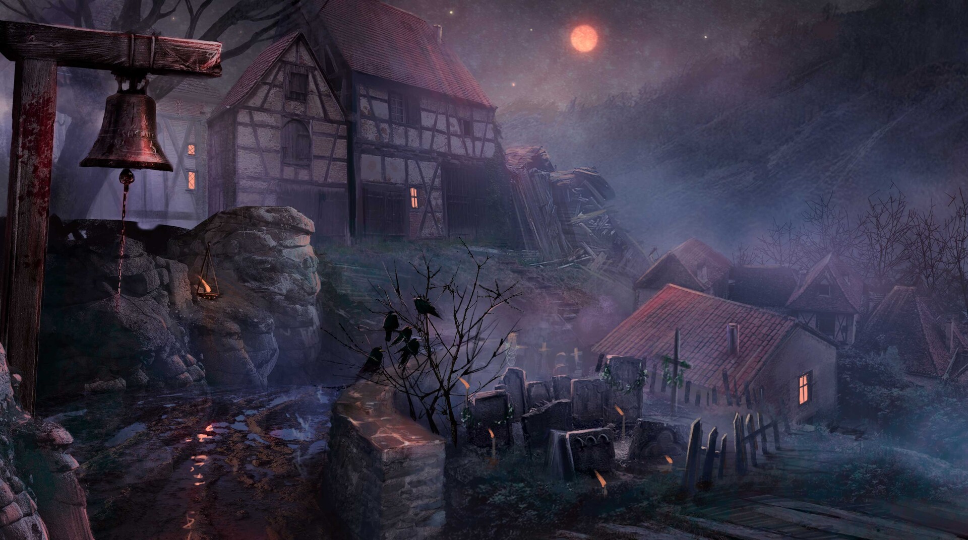 ArtStation - Remote village