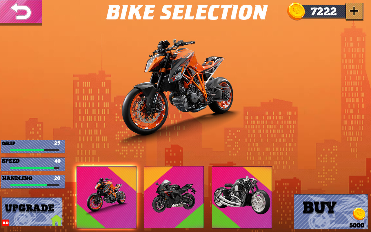 ArtStation - Game UI Design of Impossible Bike Stunts