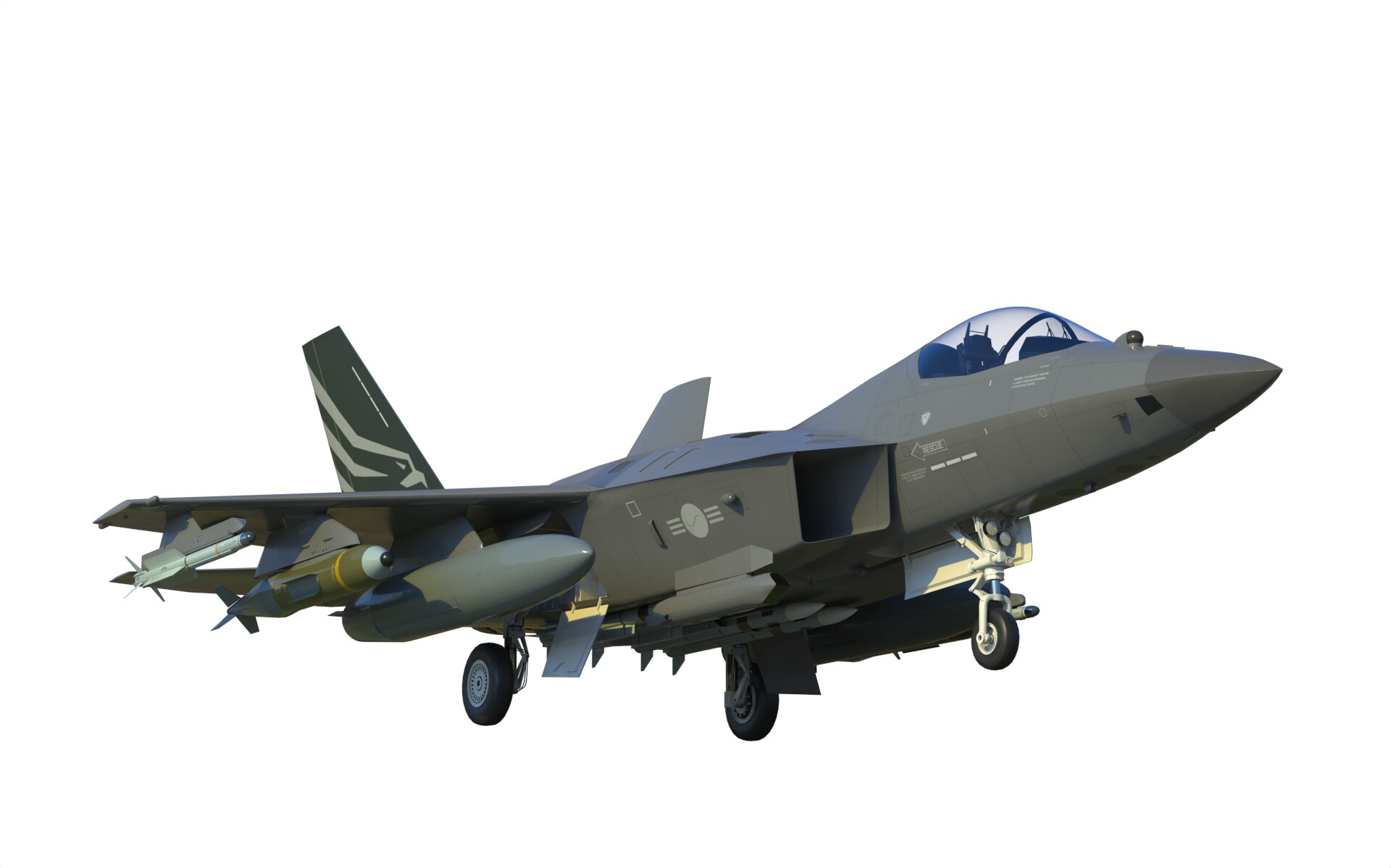 Tim Samedov - KAI KF-21 Boramae 3D model