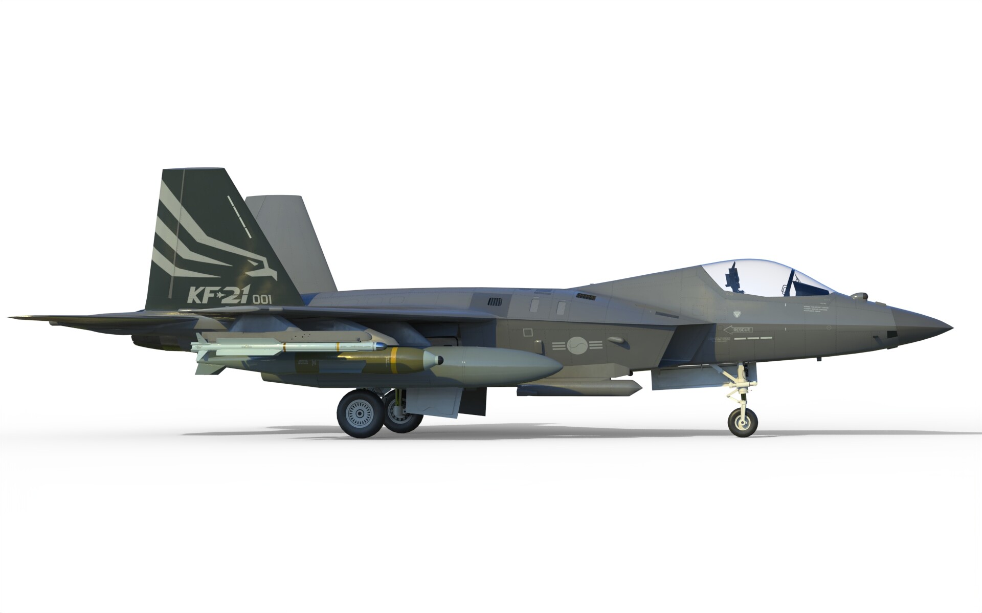 Tim Samedov - KAI KF-21 Boramae 3D model