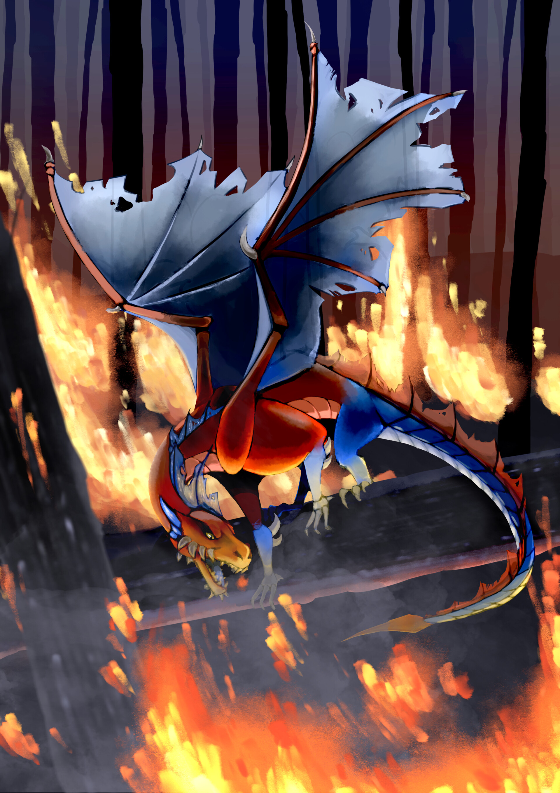 ArtStation - Burning hatred