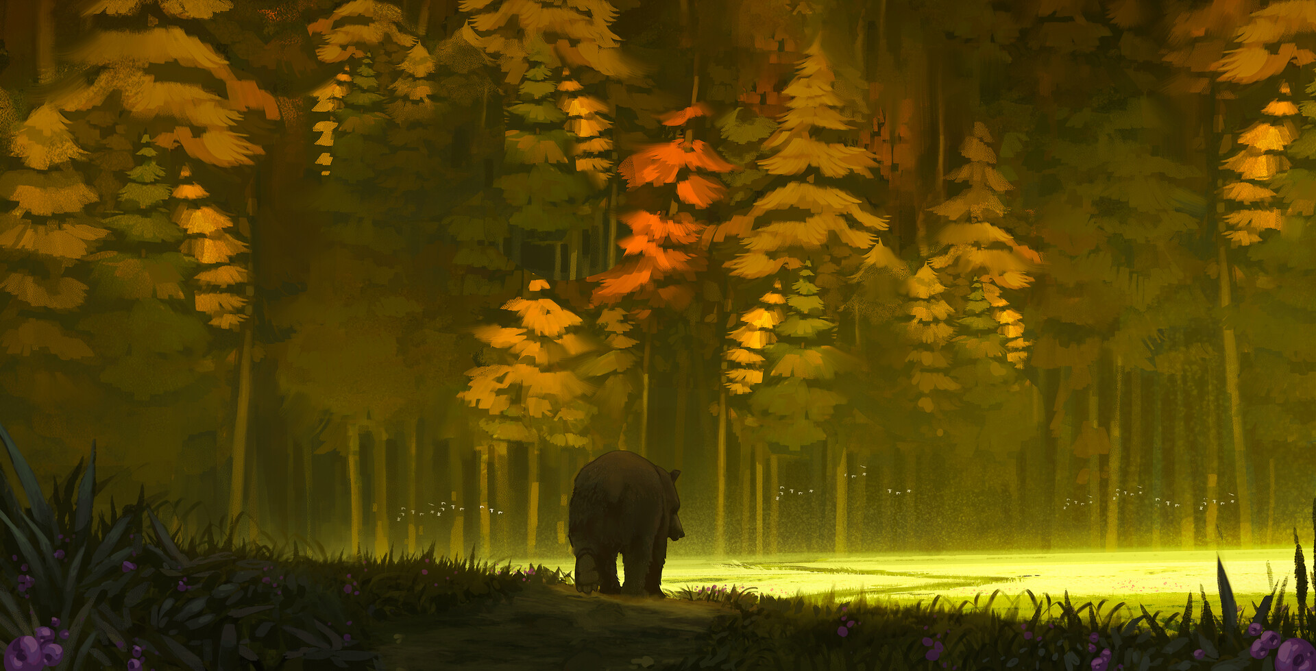 Bear Walk by Jocelin Carmes : r/ImaginaryWildlands