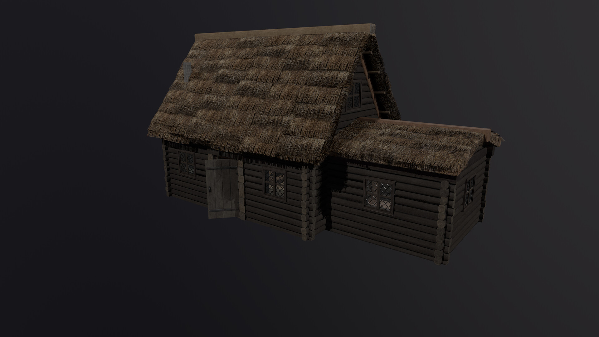 ArtStation - Fantasy wooden house