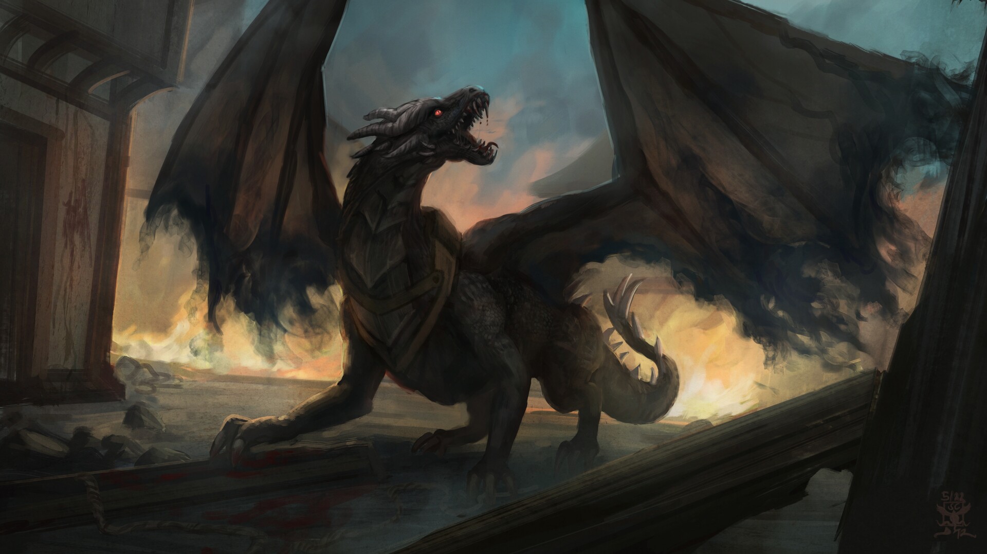 ArtStation - Shadow Dragon