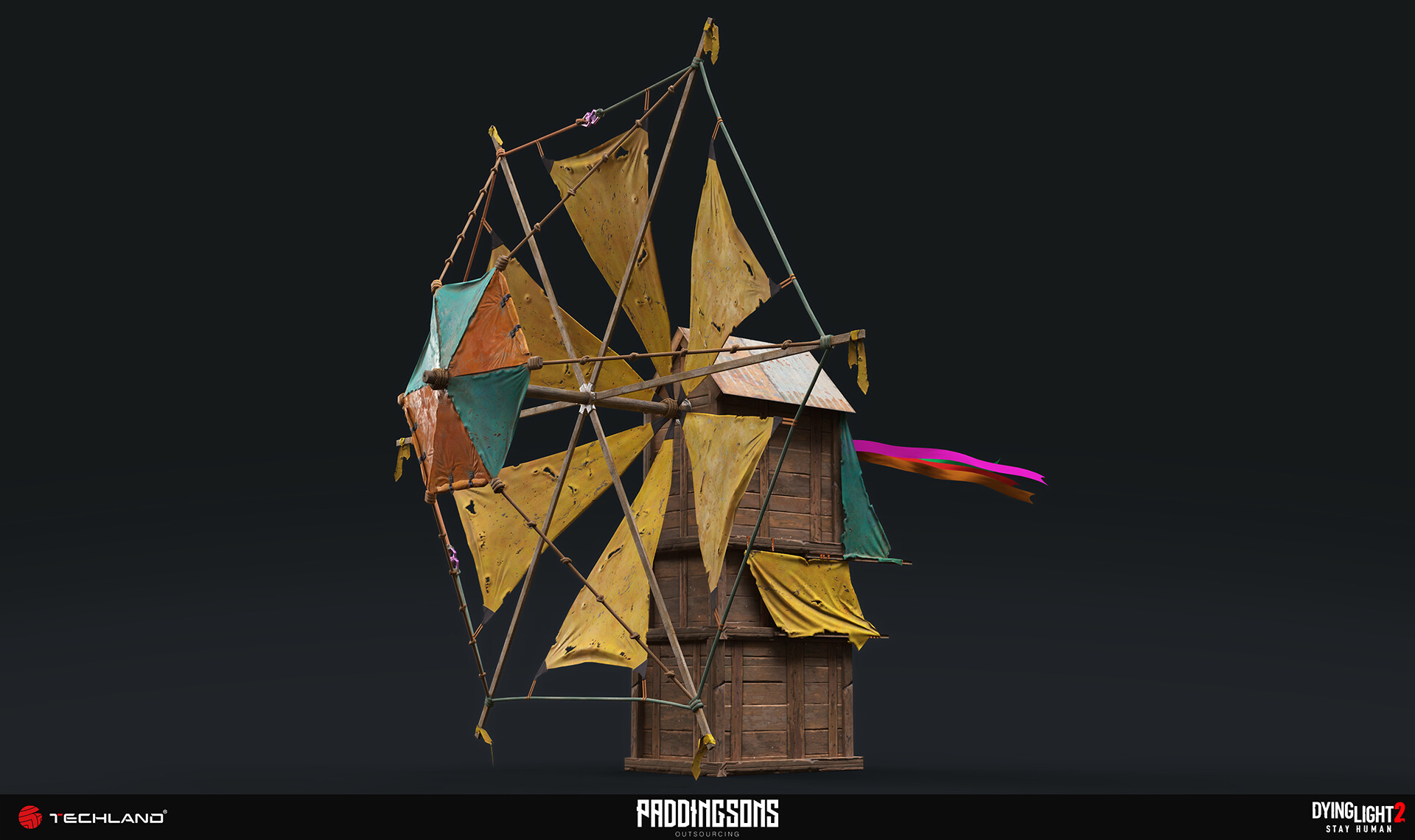 ArtStation - Post Apo Windmill (Dying Light 2)