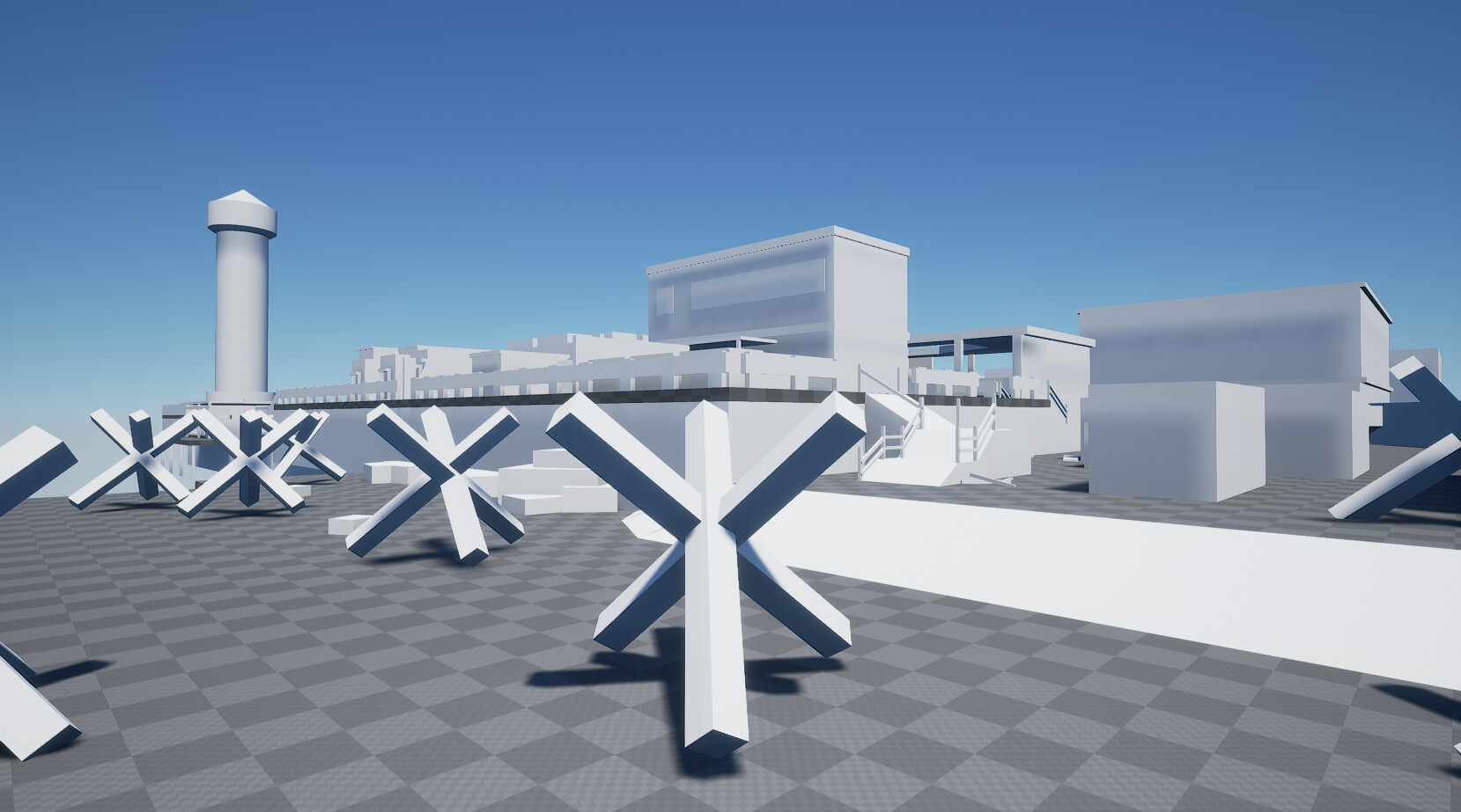 ArtStation - CoD-like FPS Map Blockout: Rotterdam Port - Level Design