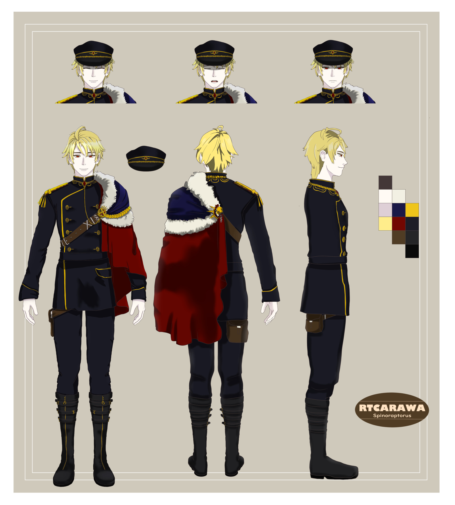 ArtStation - OC Character Sheet XB - Test 1