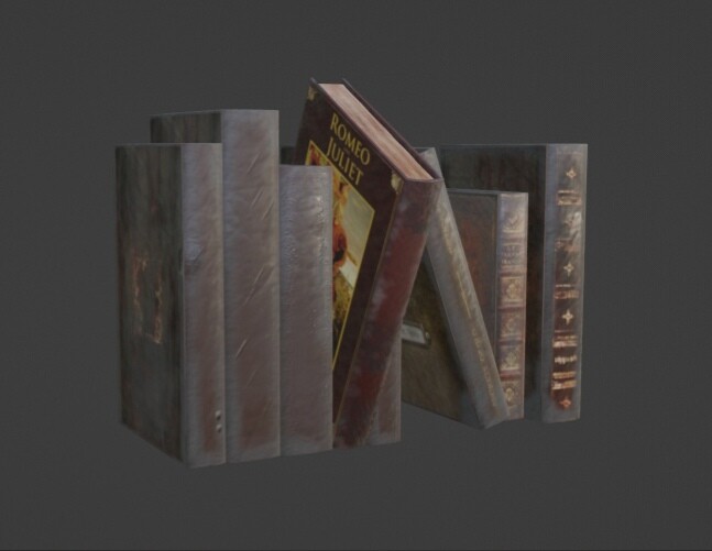ArtStation - Books (game model)