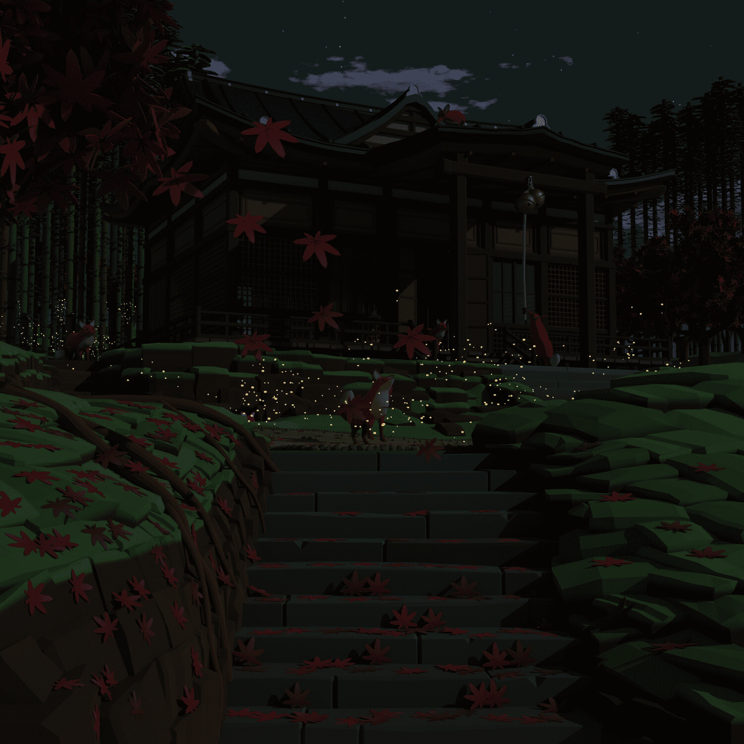 ArtStation - Fox Shrine