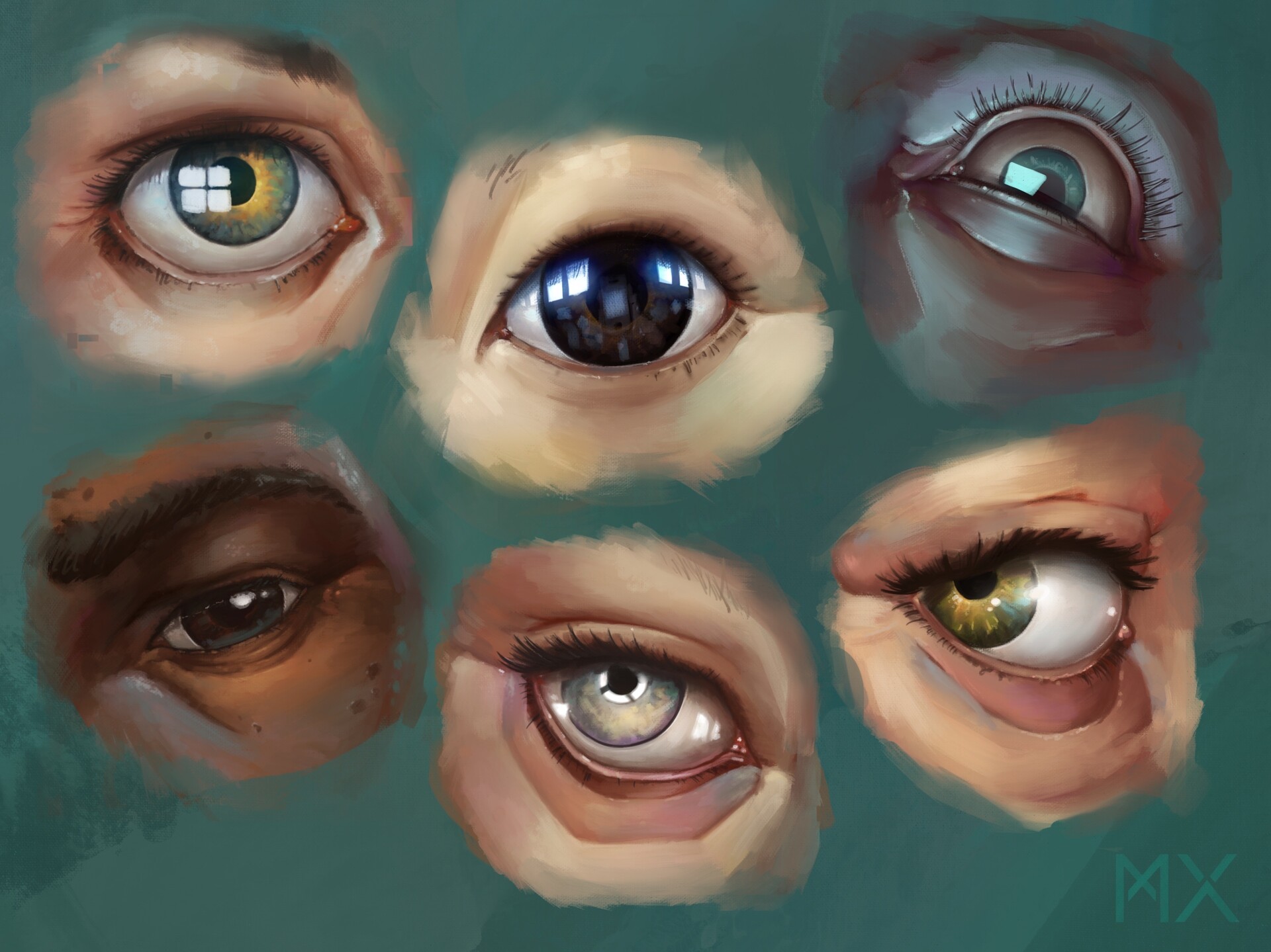ArtStation - Training Eyes