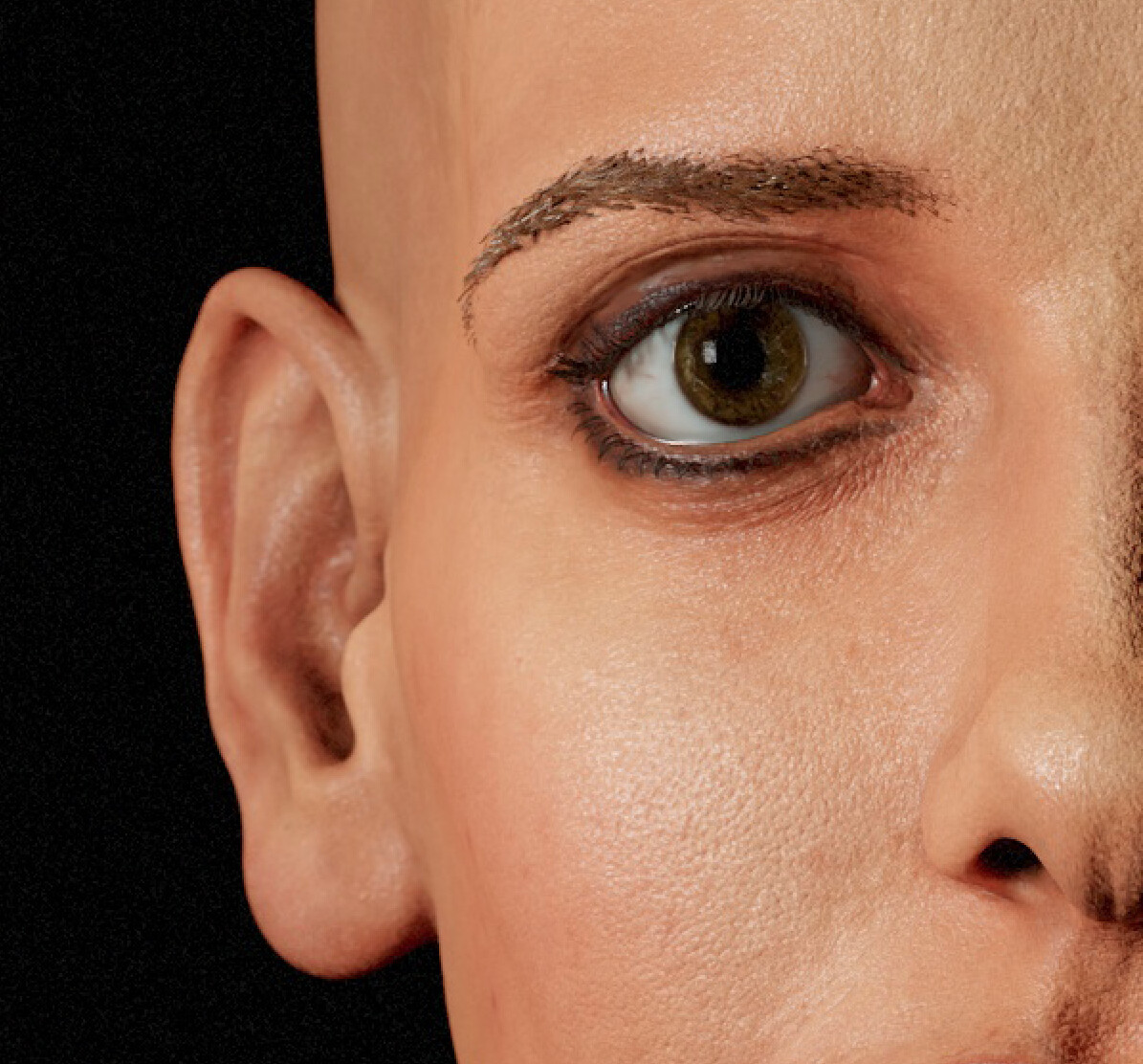 Mona Fuchs - Realism Study - Skin Texturing BTVS (Marmoset and Unreal)