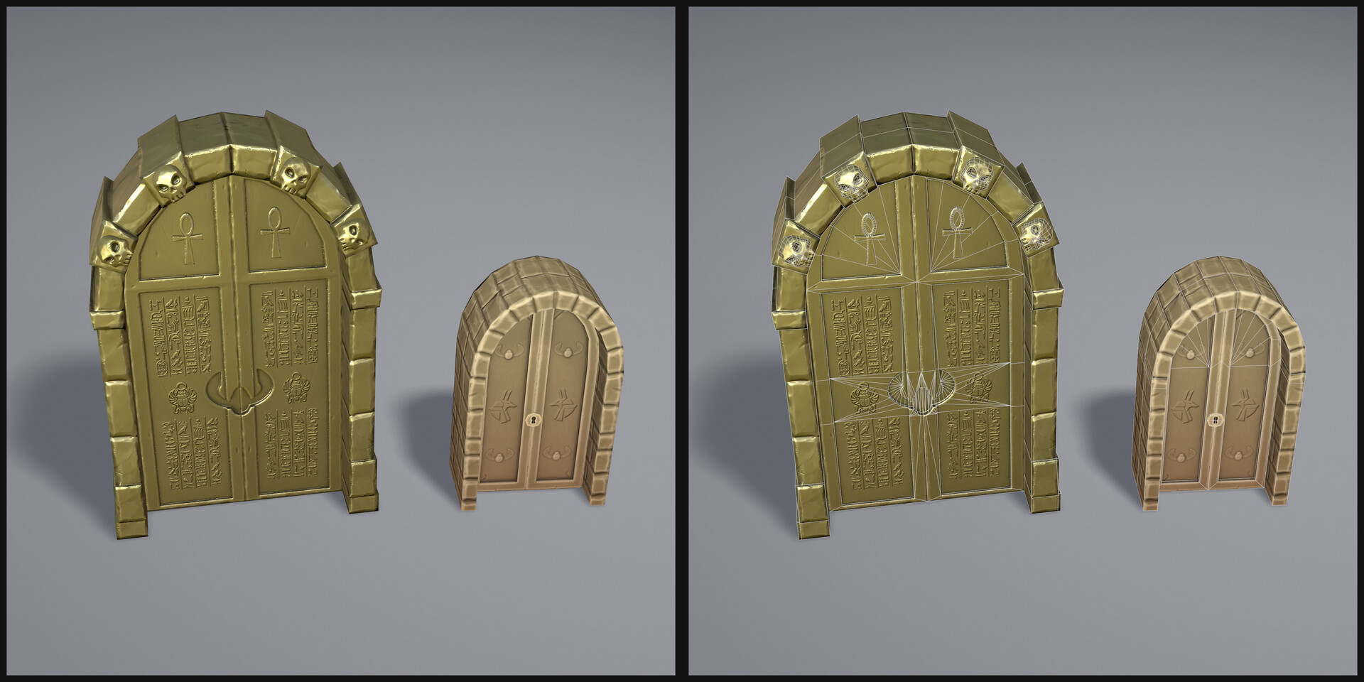 ArtStation - Roo and the legend of the magical statues - Props and ...