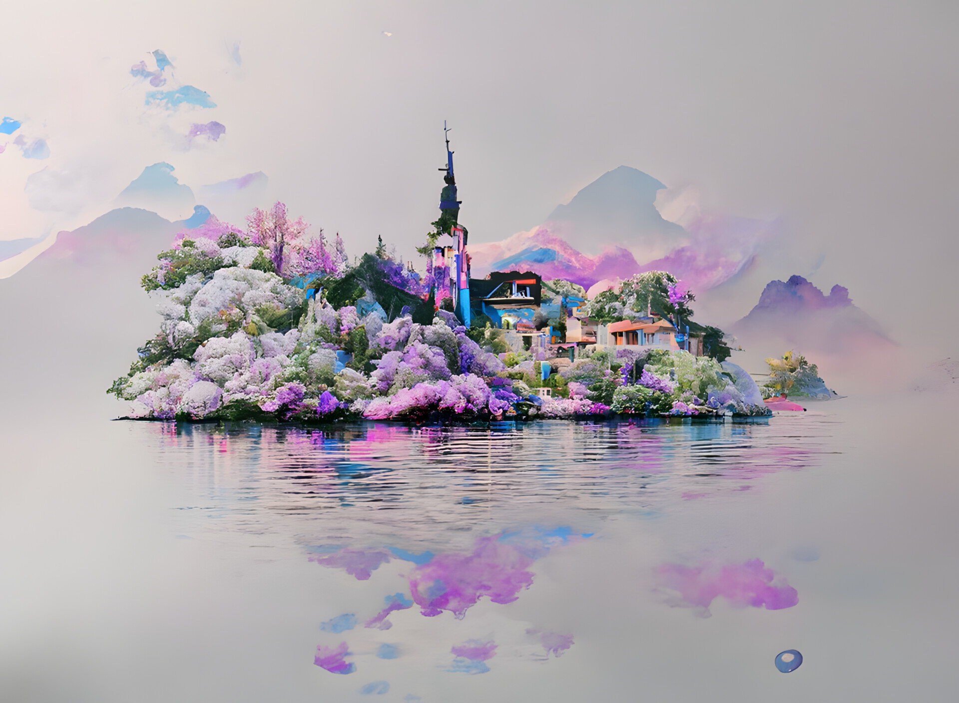 ArtStation - Magical Lake Bled