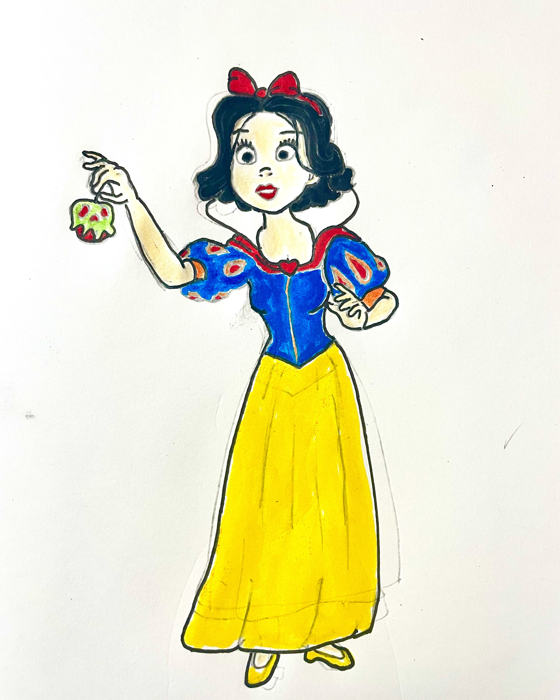 ArtStation - Snow White drawing 👑