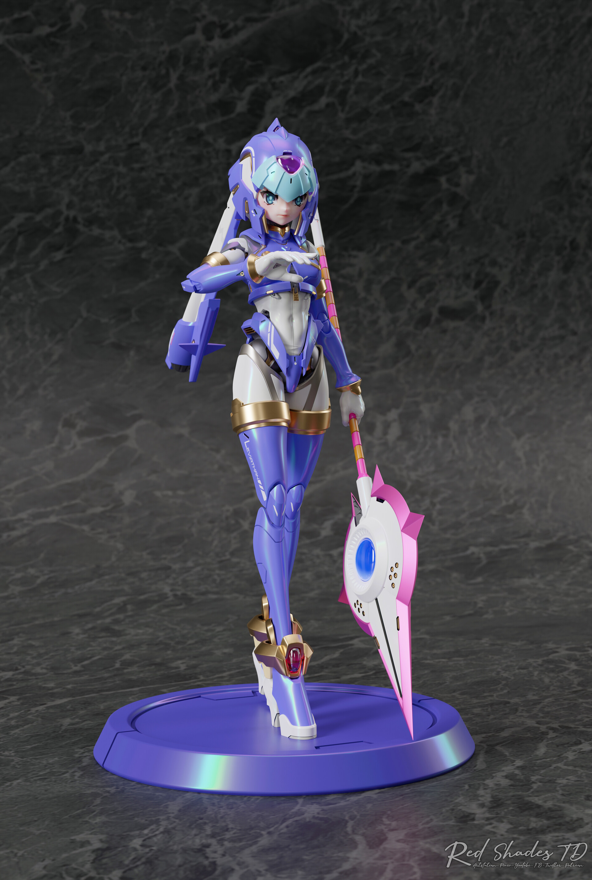 RedShades - Leviathan - Megaman Figure Commission