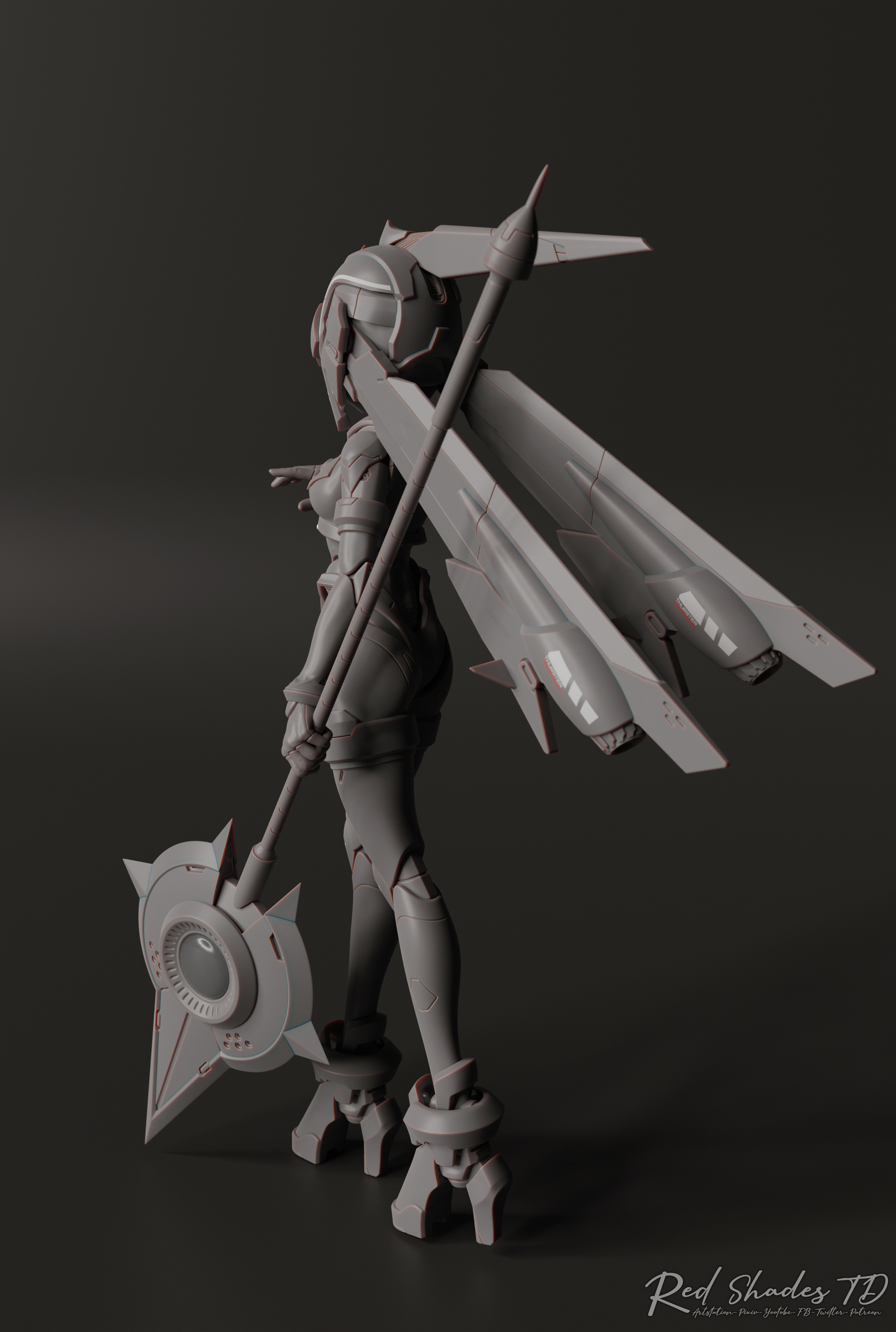 RedShades - Leviathan - Megaman Figure Commission