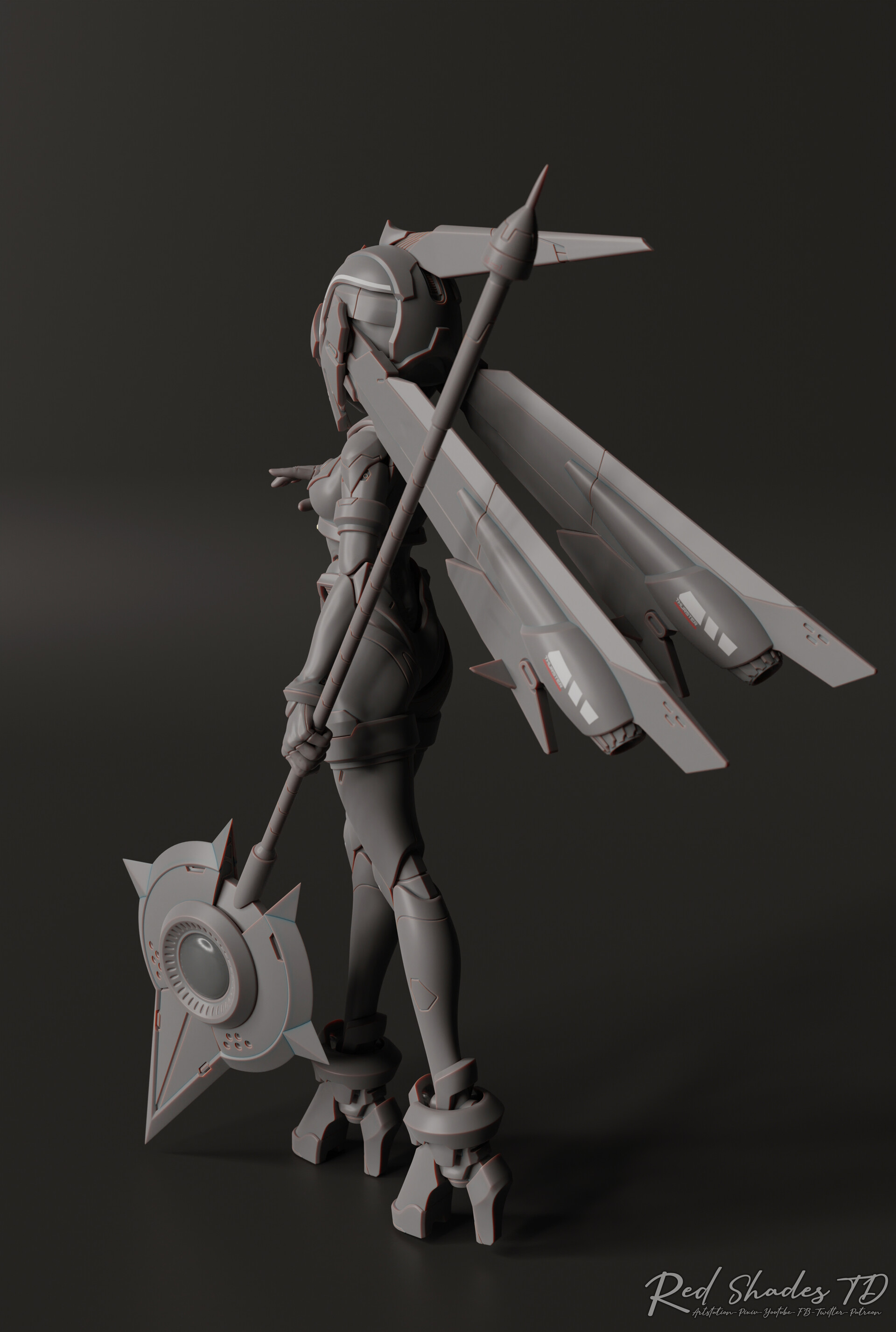 RedShades - Leviathan - Megaman Figure Commission