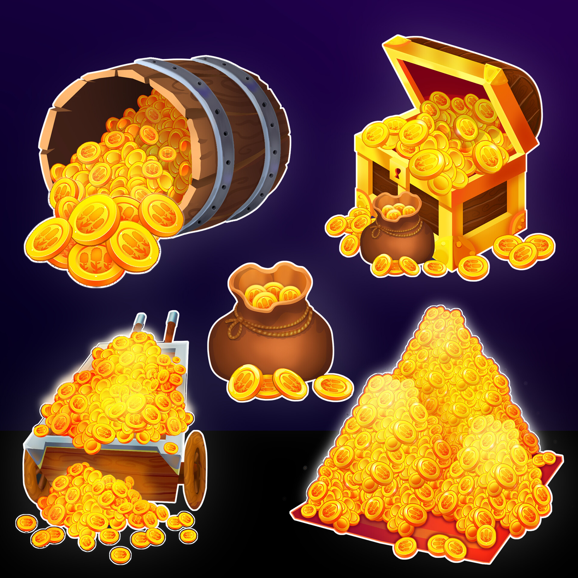 ArtStation - Treasures icons