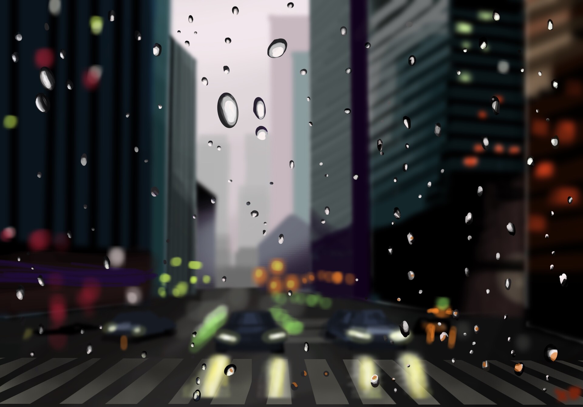 ArtStation - Rain Effect