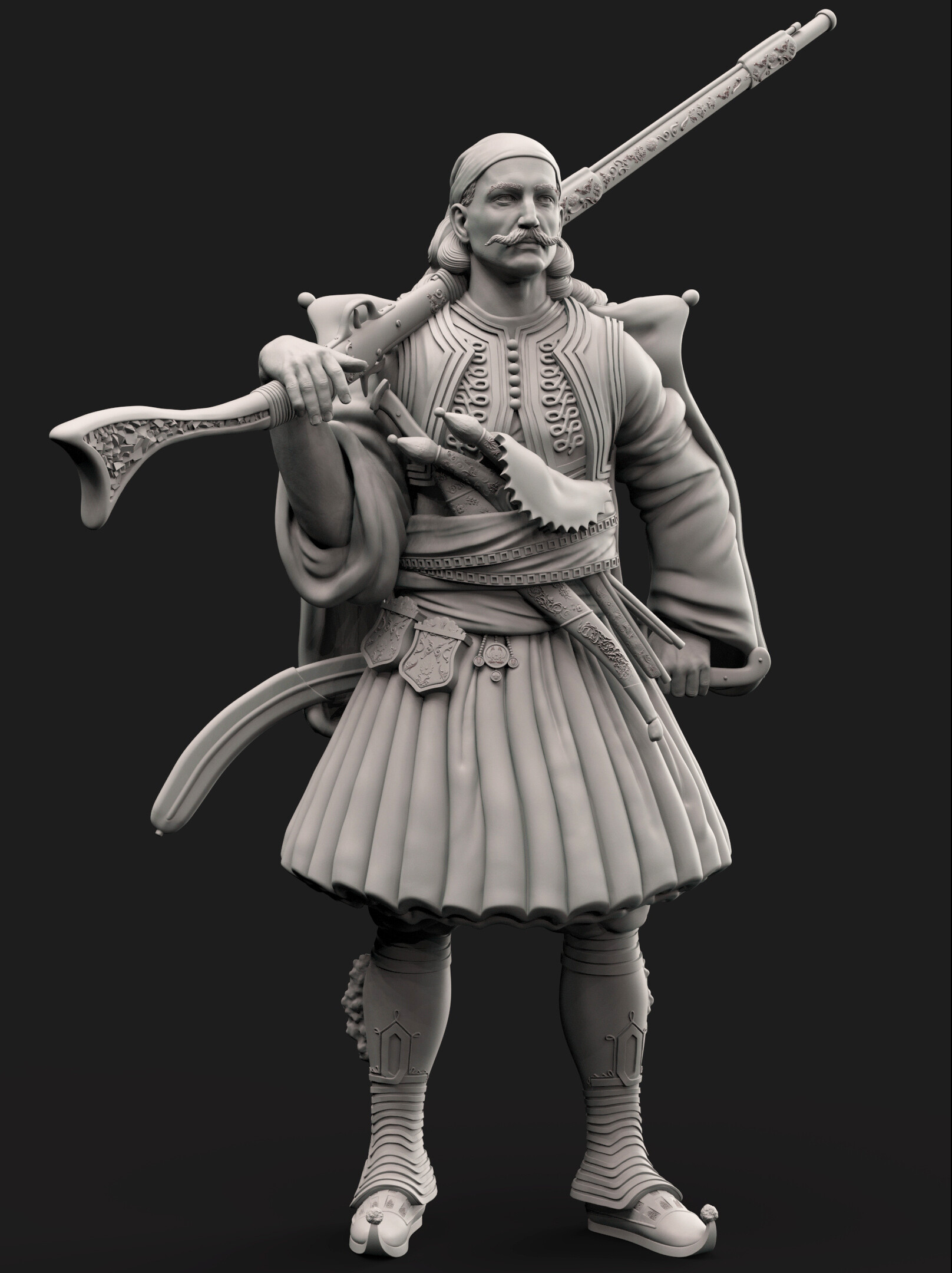 ArtStation - Greek revolution warrior