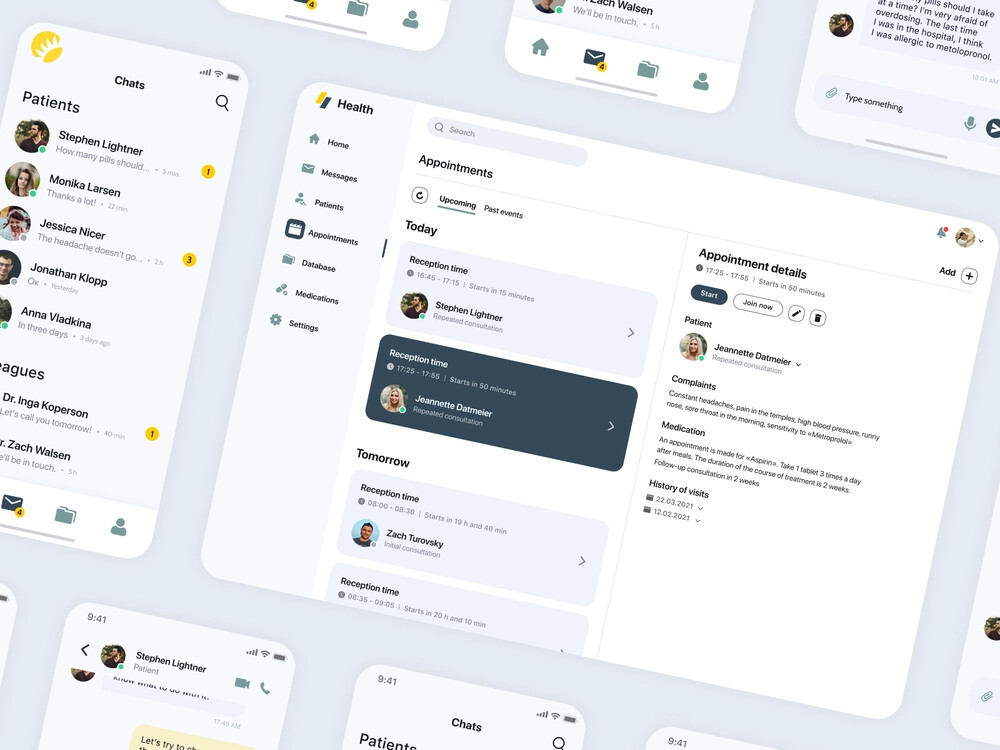 ArtStation - Online clinic concept