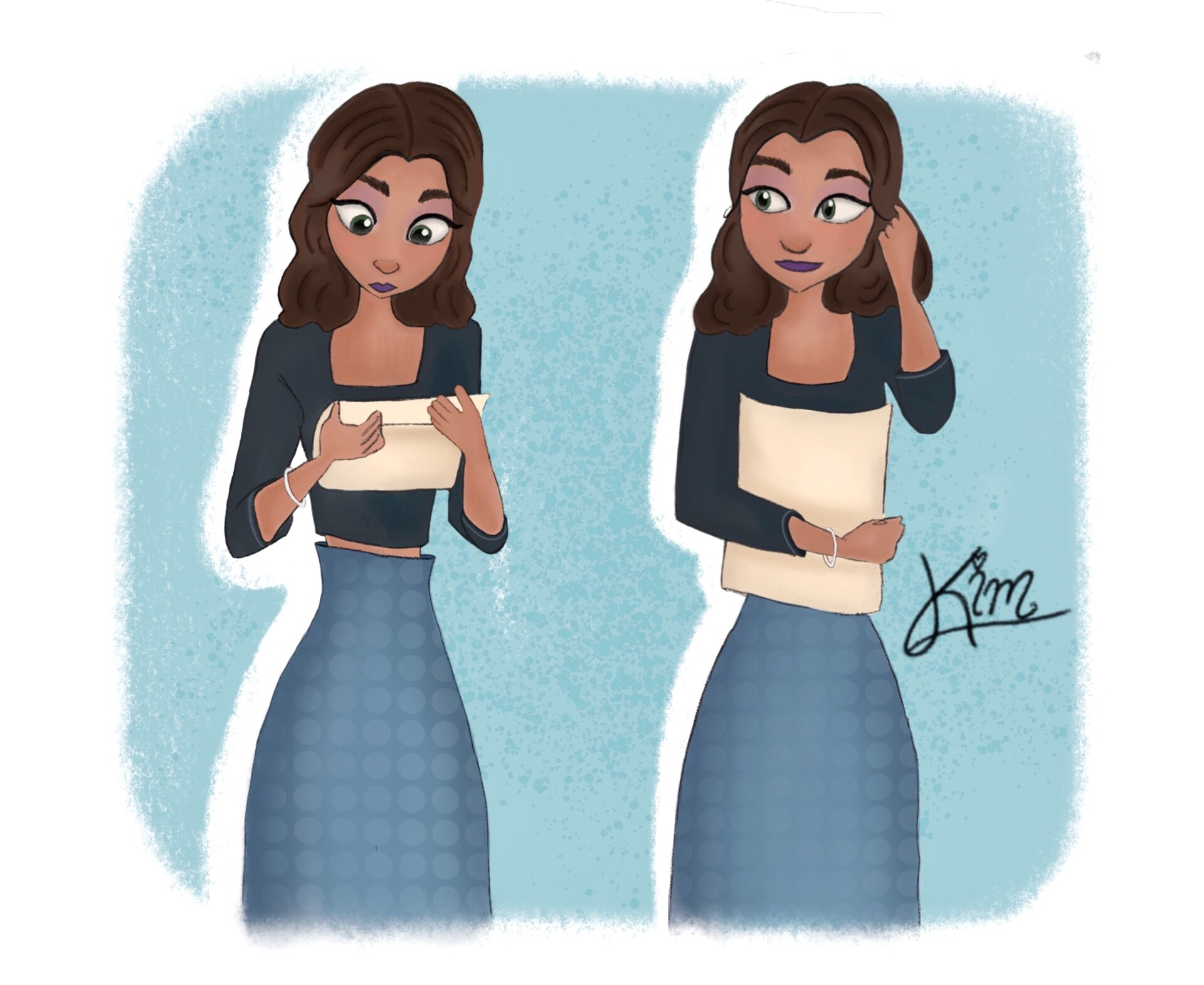 ArtStation - Character Design / Practicing Movement