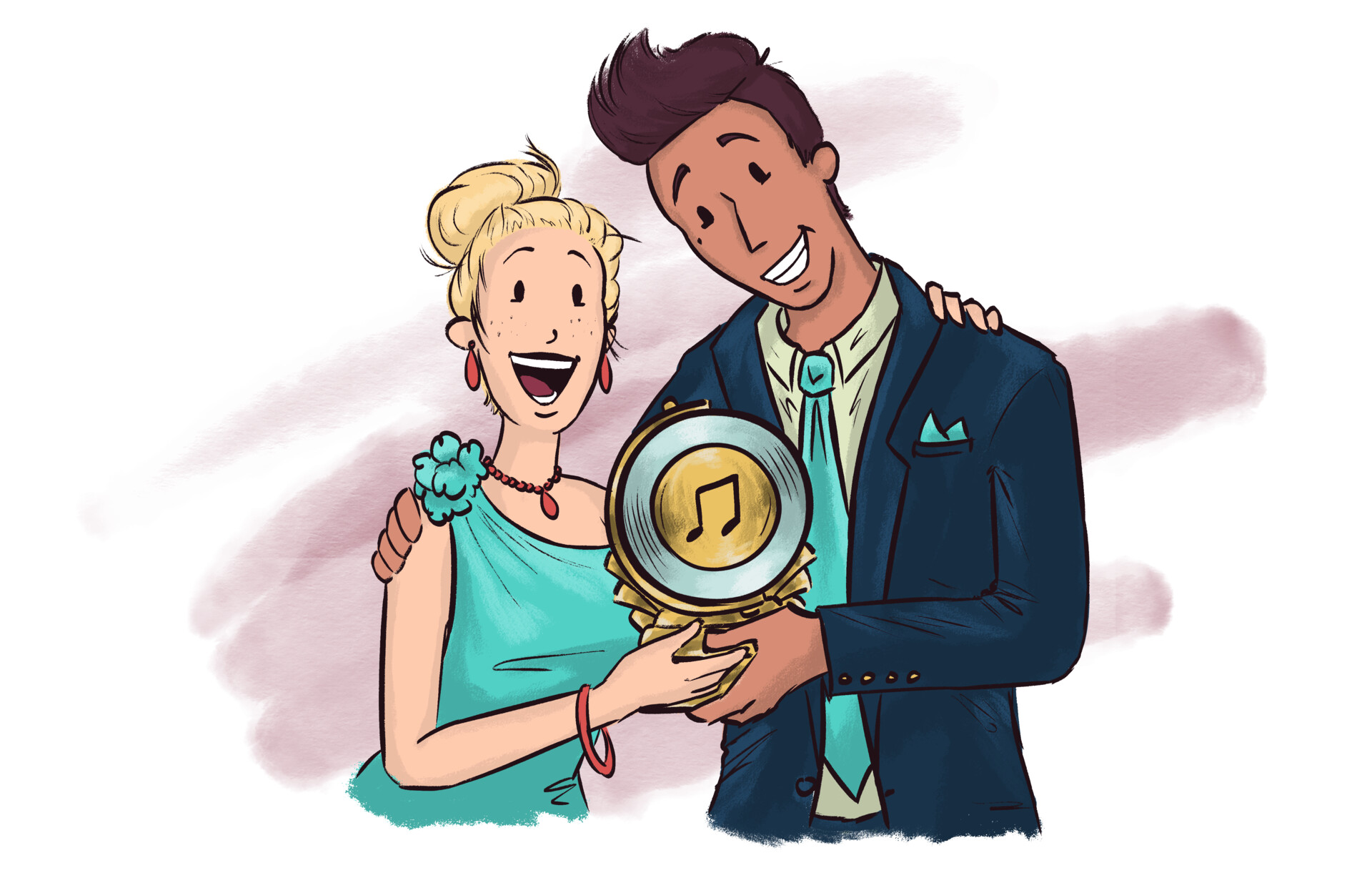 Amy Cooper - College Illustrations- Students, Teachers, Musicians and More