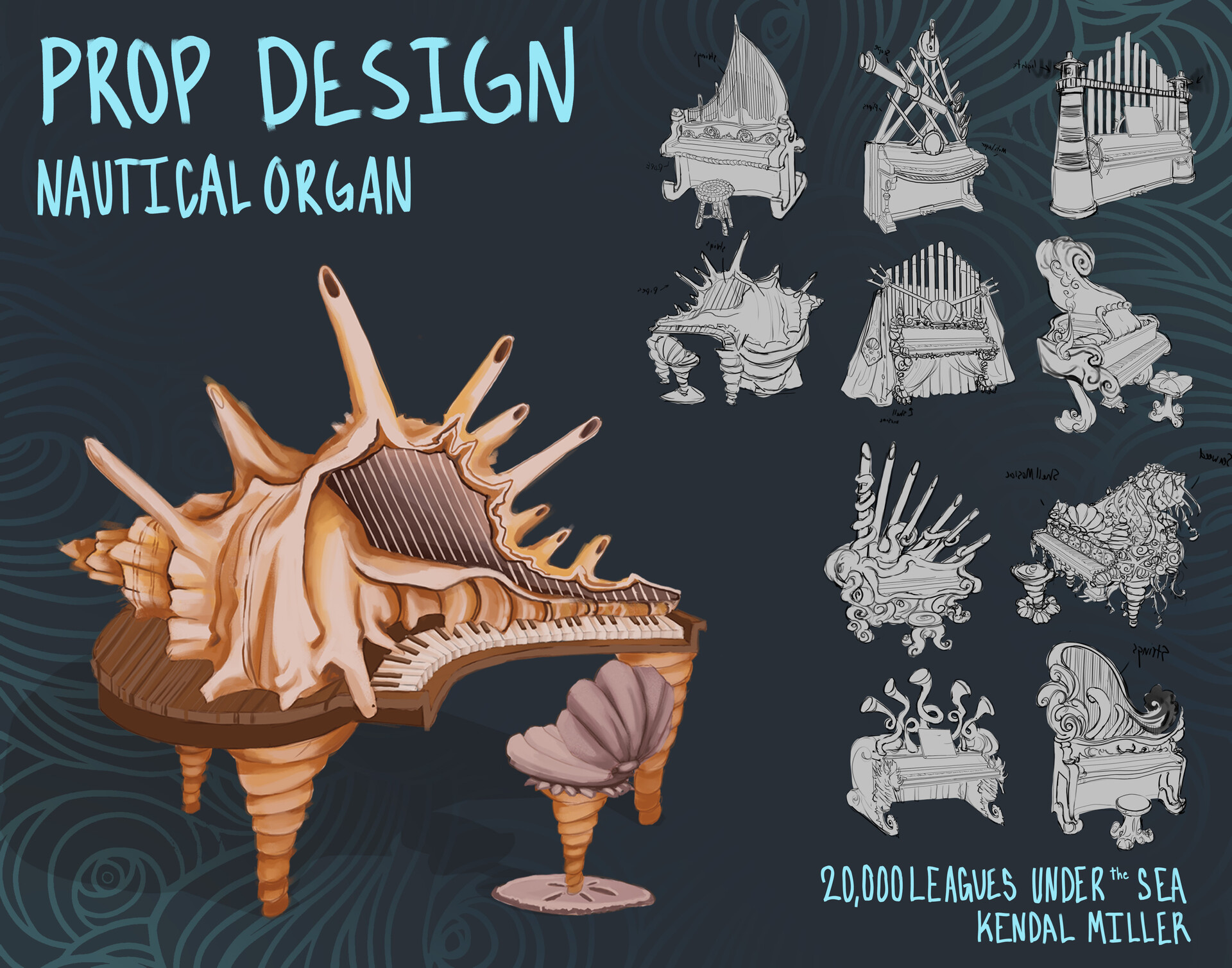 ArtStation - 20,000 Leagues Under the Sea Conceptual Designs