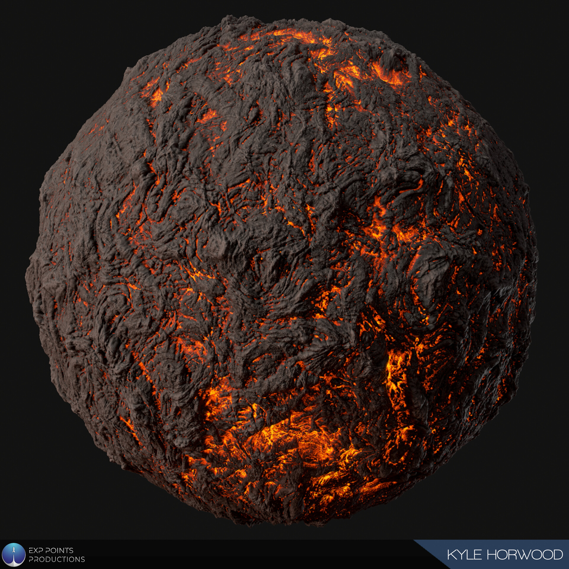Experience Points - Molten Lava in Substance Designer | Kyle Horwood
