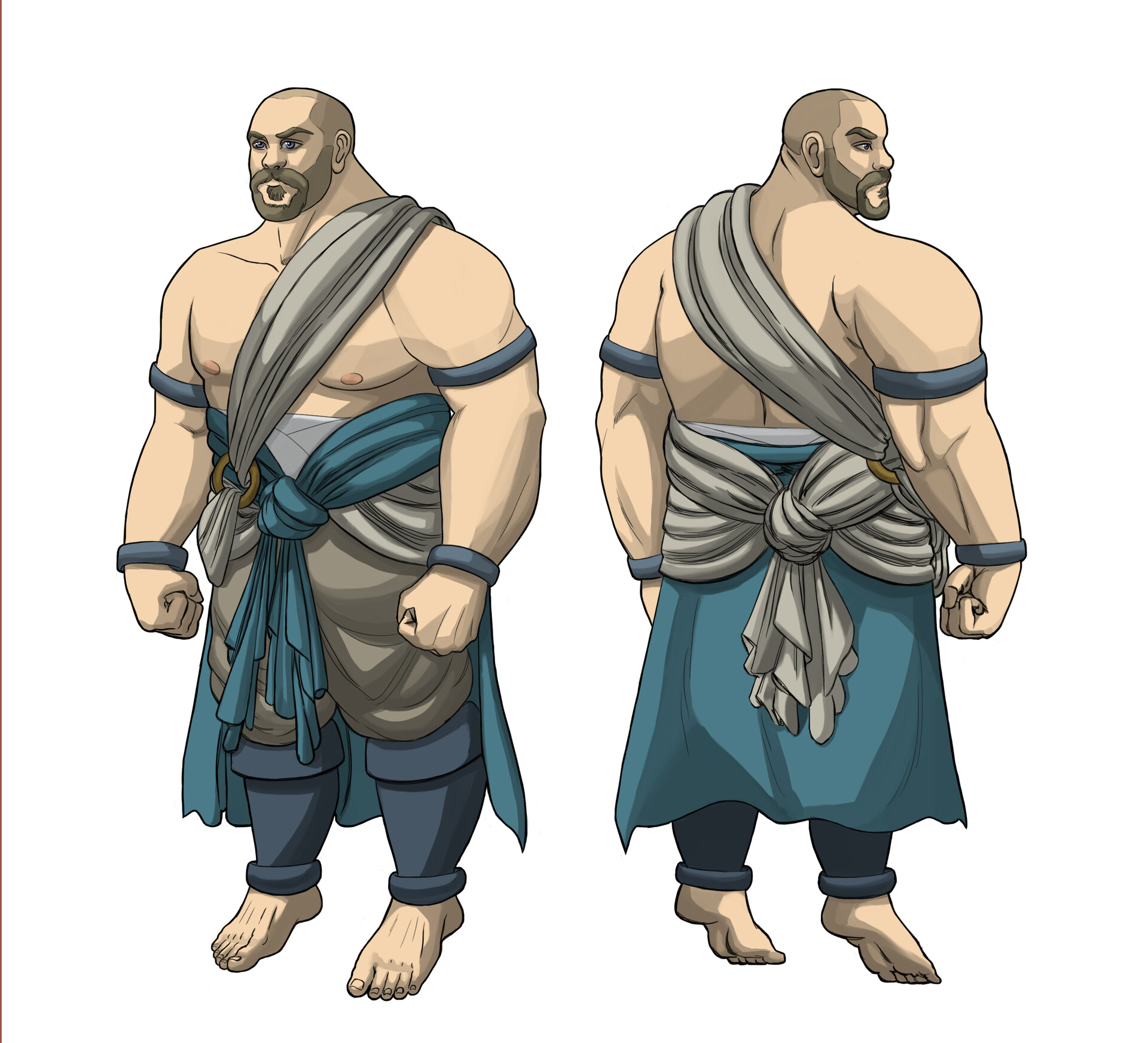 ArtStation - Monk character design