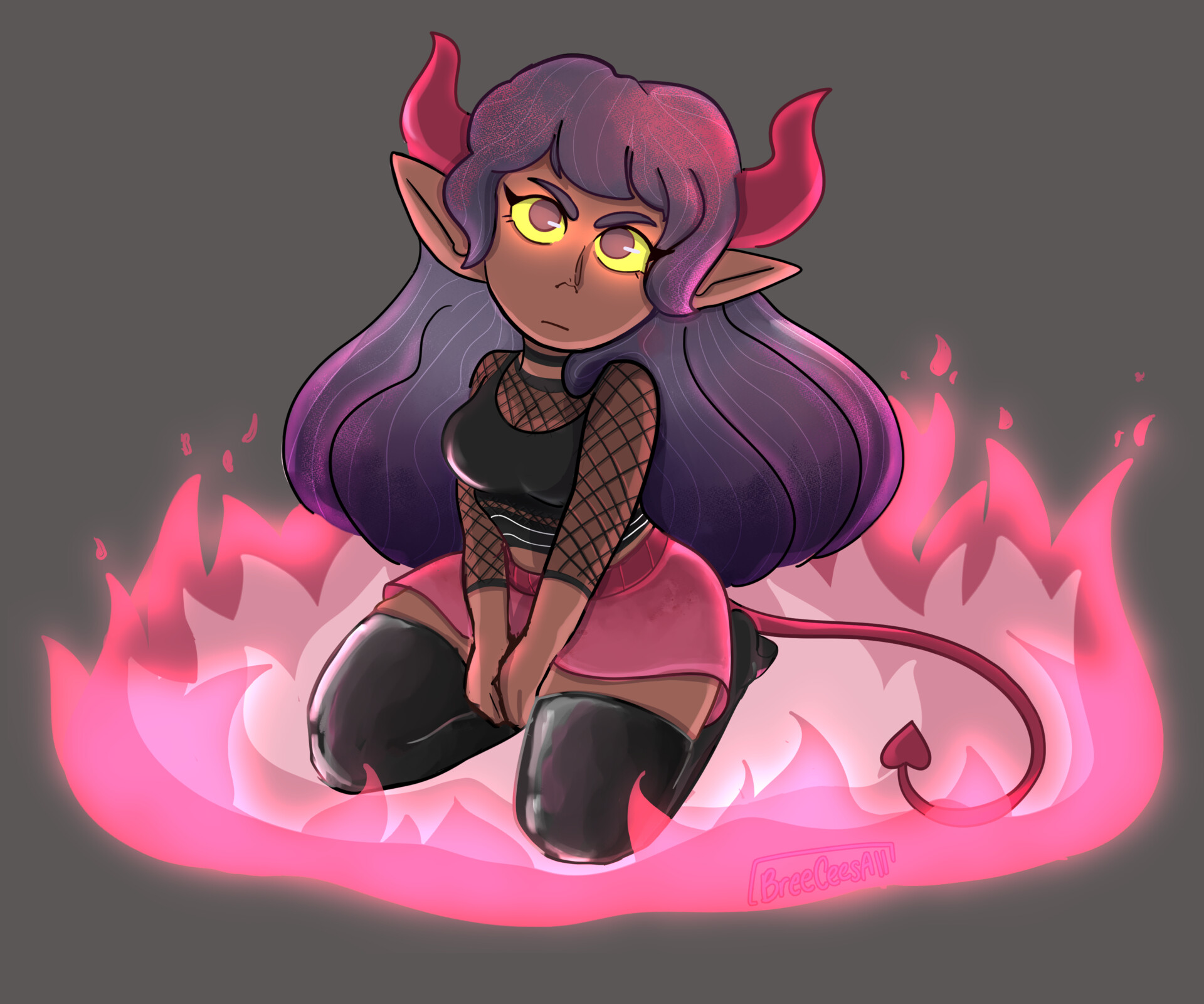 ArtStation - Demon Girl