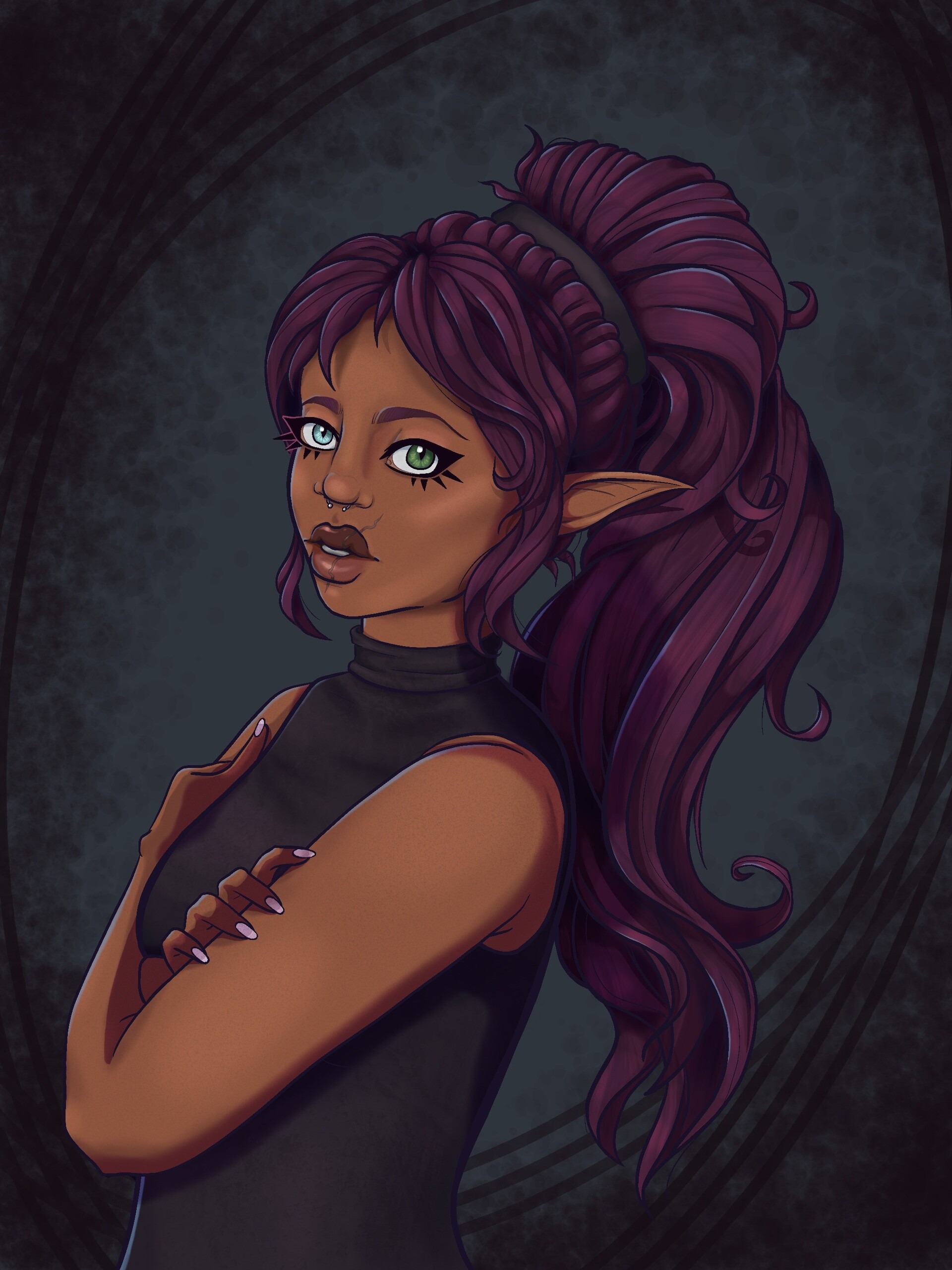 Athena Power - MHA OC Character Art