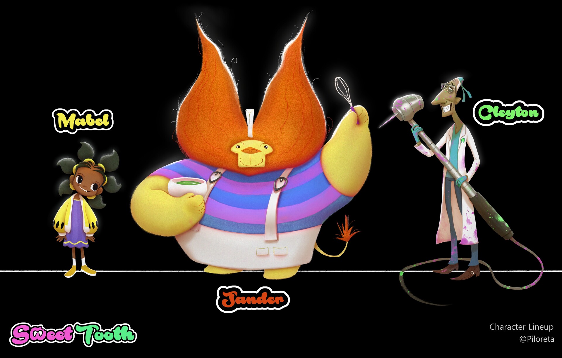 Lorena Piloreta - Jander - Character Design