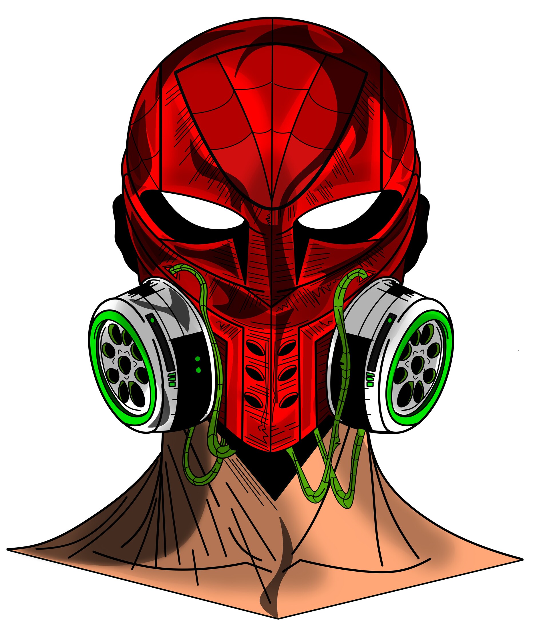 ArtStation - Spider-Core head