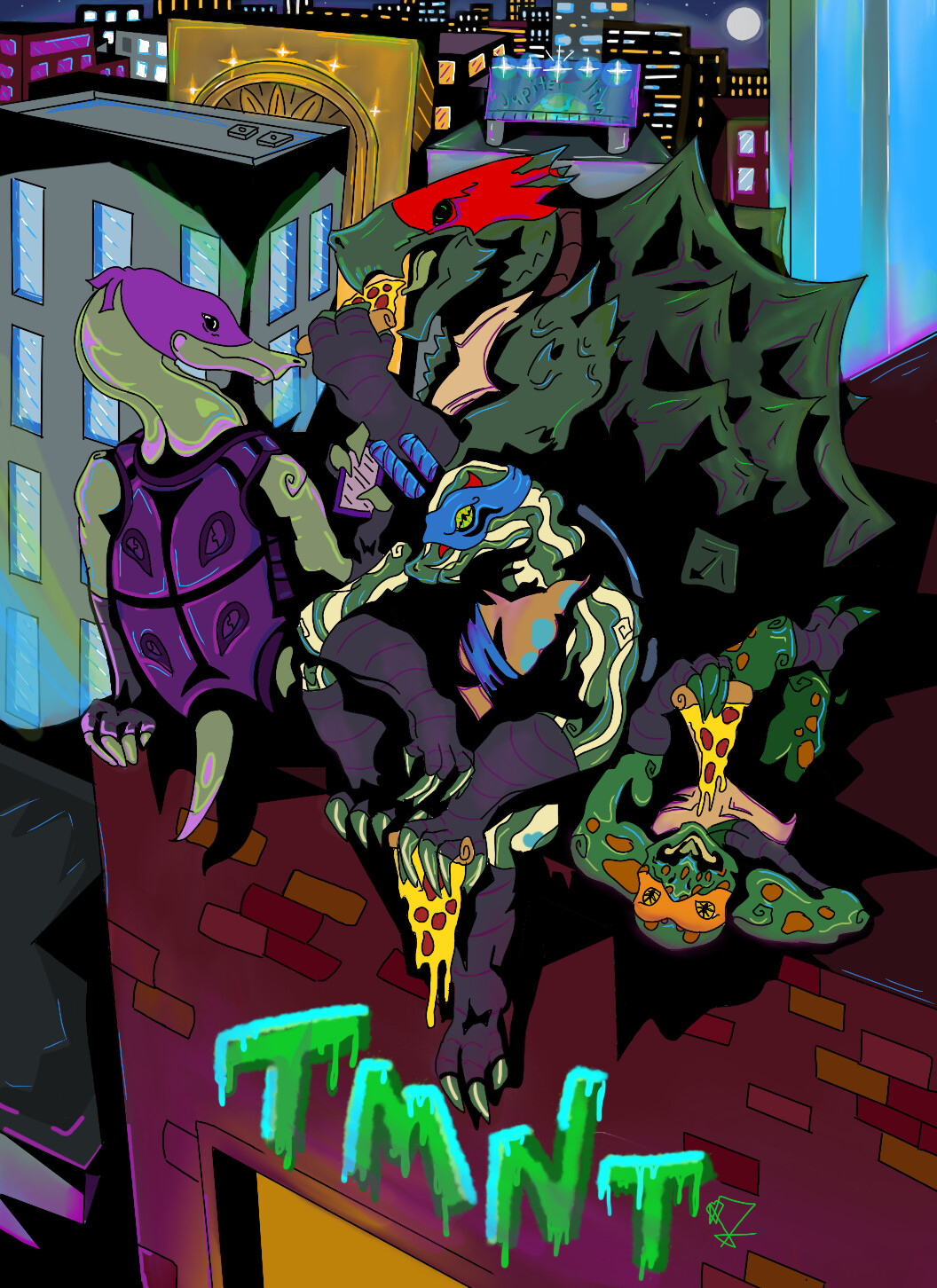 ArtStation - TMNT Cityscape