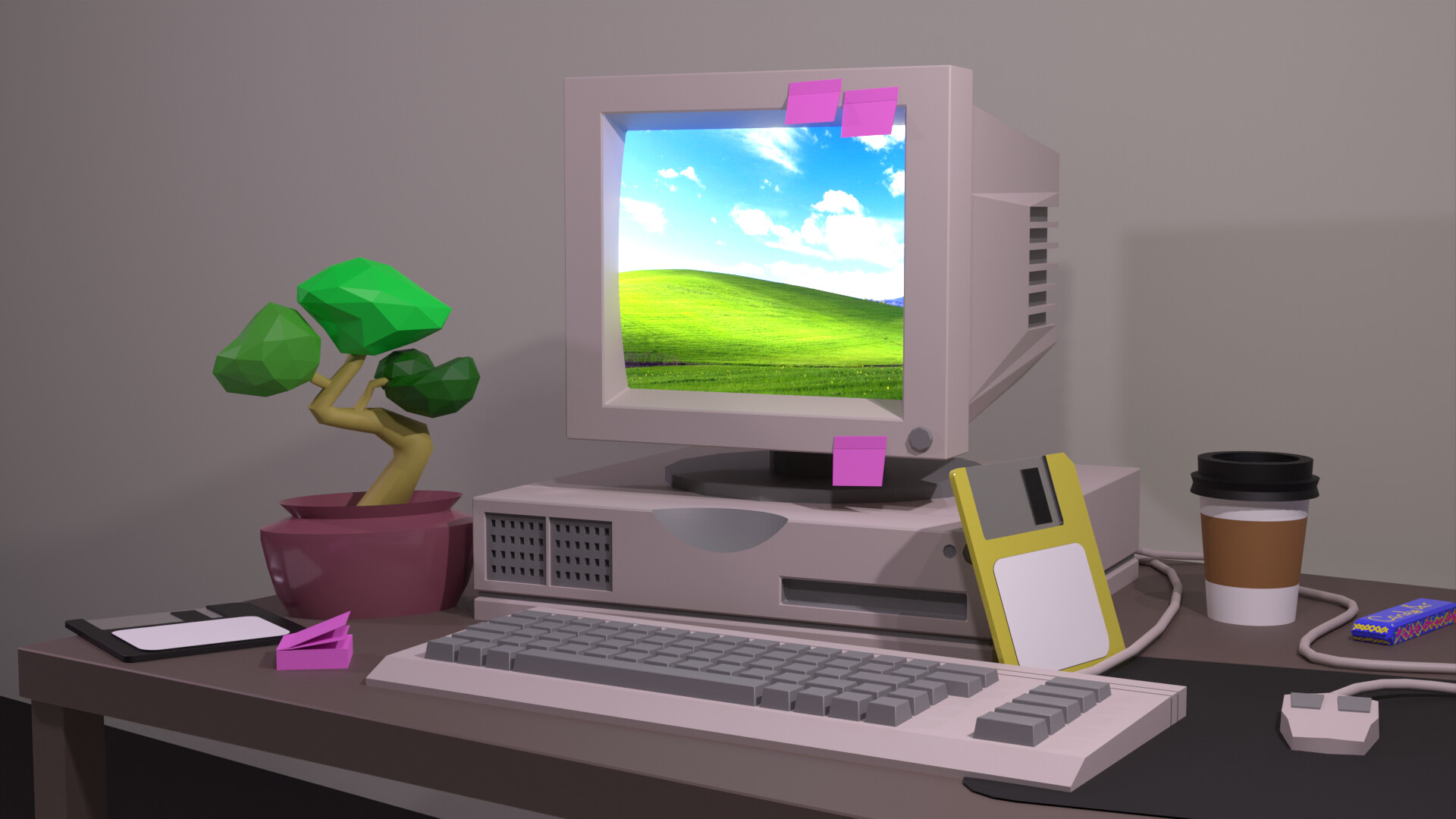 ArtStation - Retro Computer