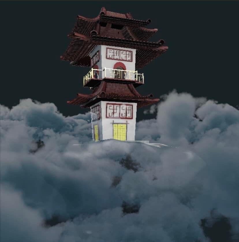 ArtStation - FUJI IRIMOYA ISOMETRIC EXTERIOR