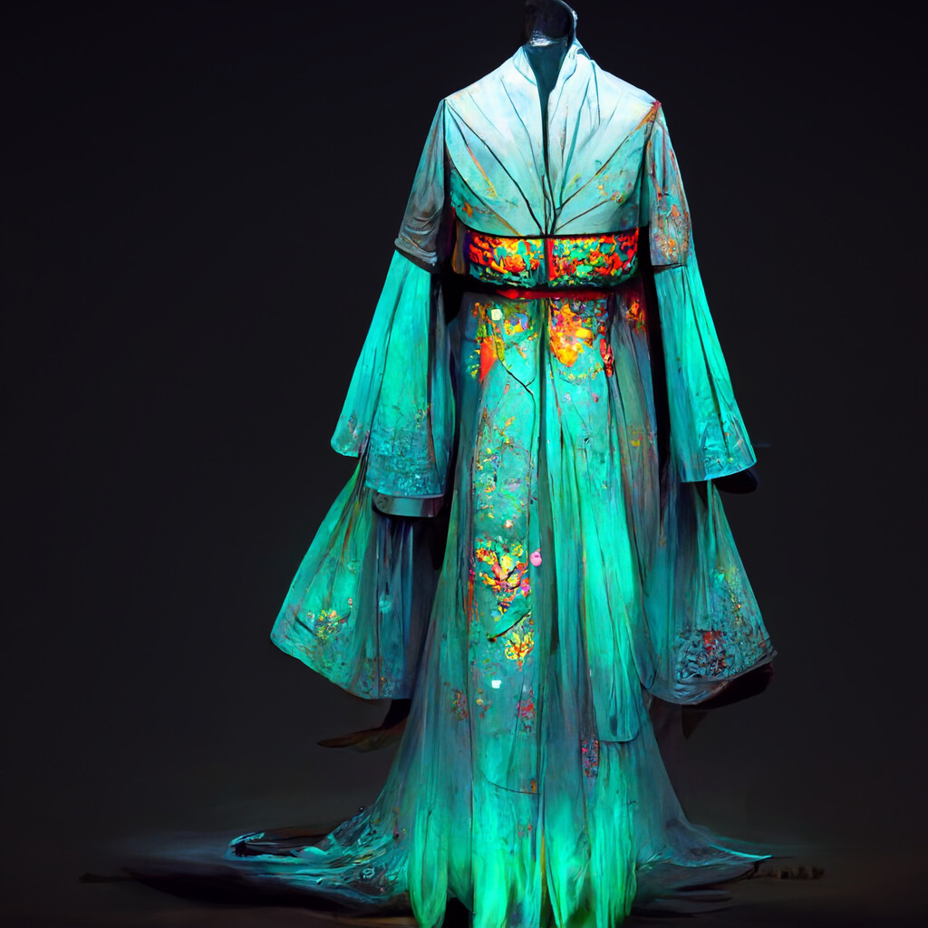 Storage Plan - AI Glowing Long Hanfu Gowns
