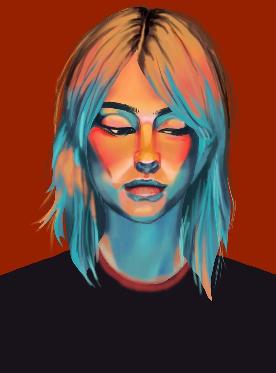 ArtStation - Contrast portrait