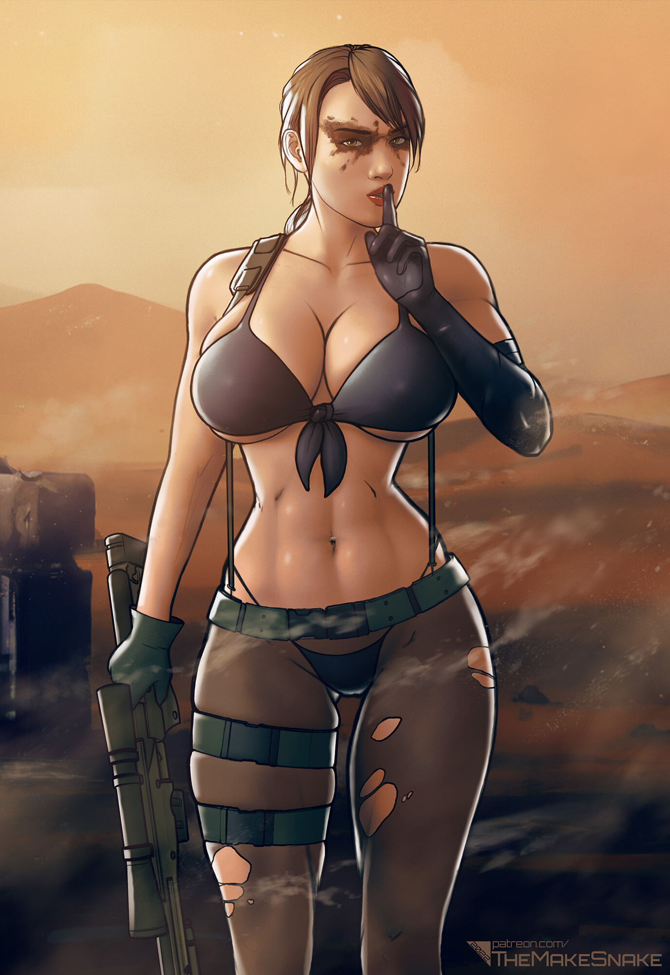 ArtStation - Quiet, Metal Gear Solid V
