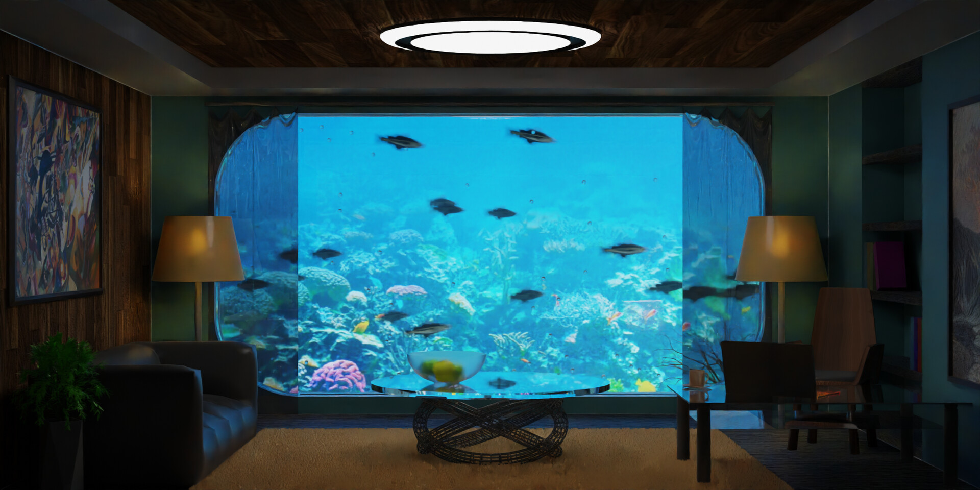 ArtStation - Under water room