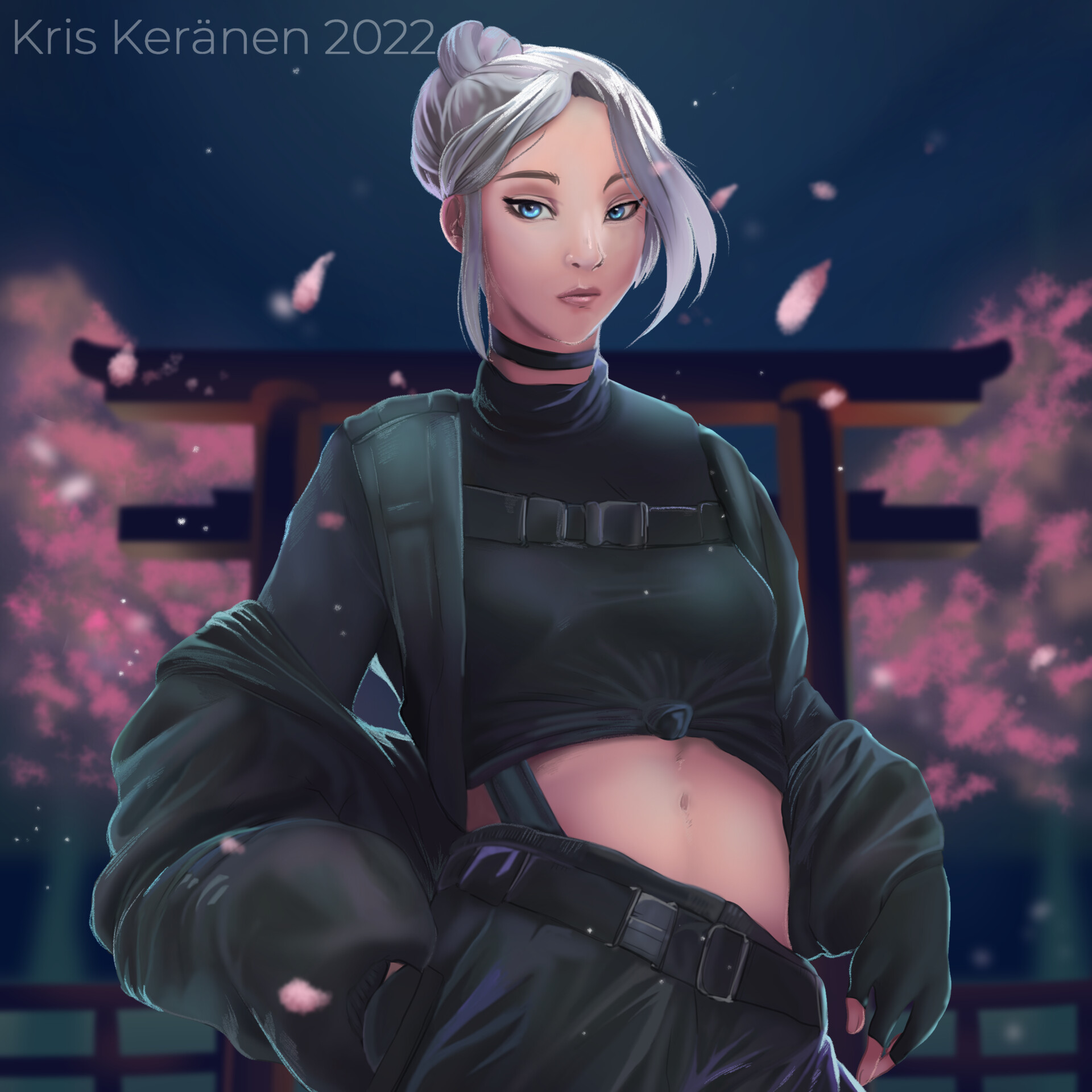ArtStation - cherry blossom