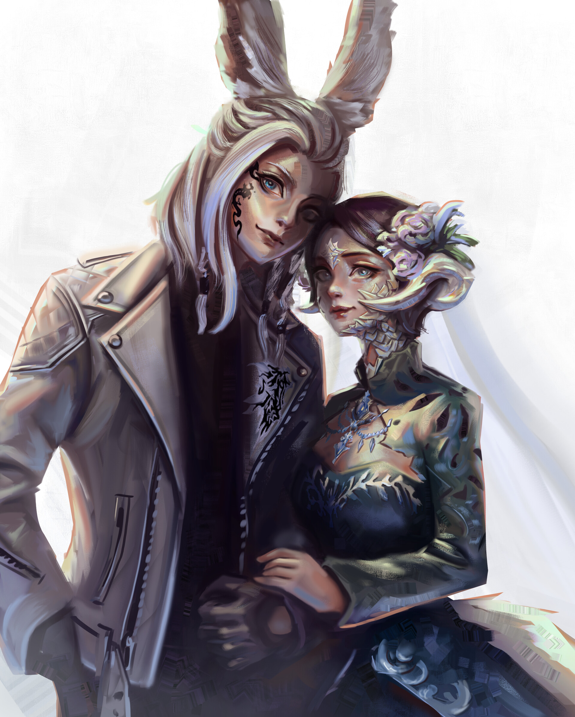 ArtStation - ffxiv commission couple