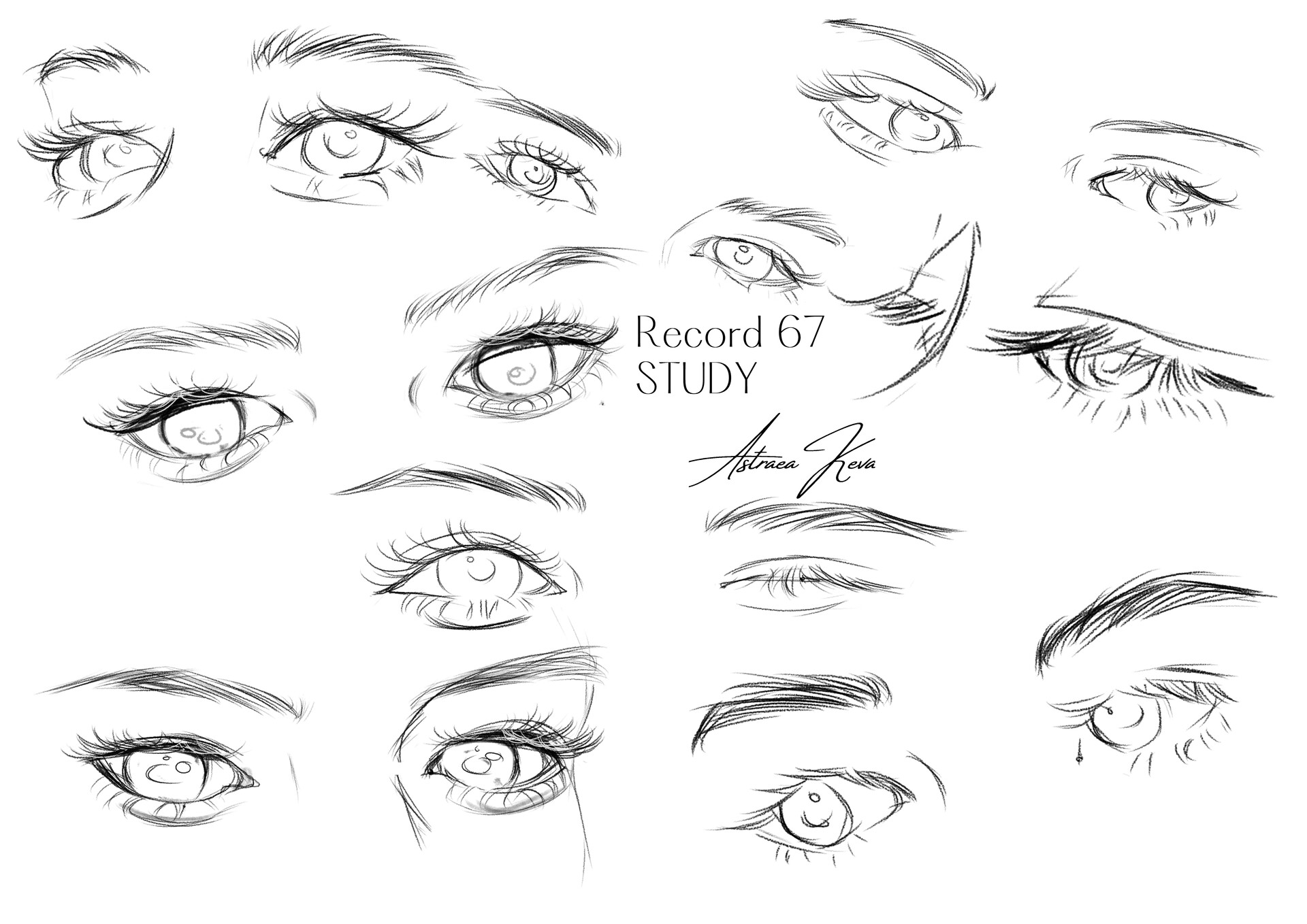 ArtStation - Eye sketches